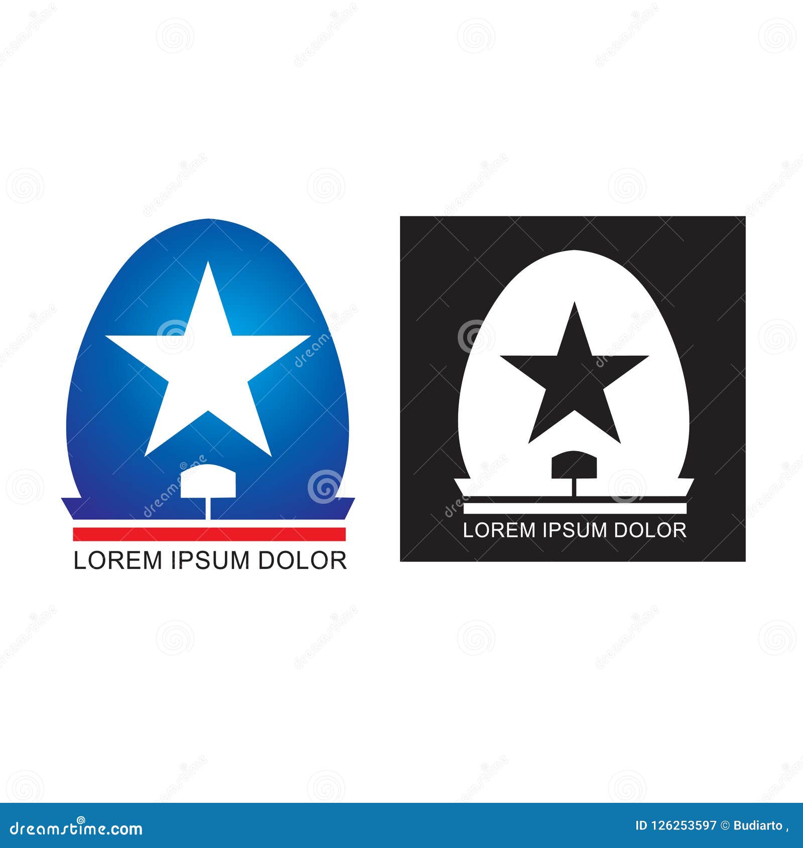 Creative Letter a Logo with Star Design Vector Illustration Stock ...