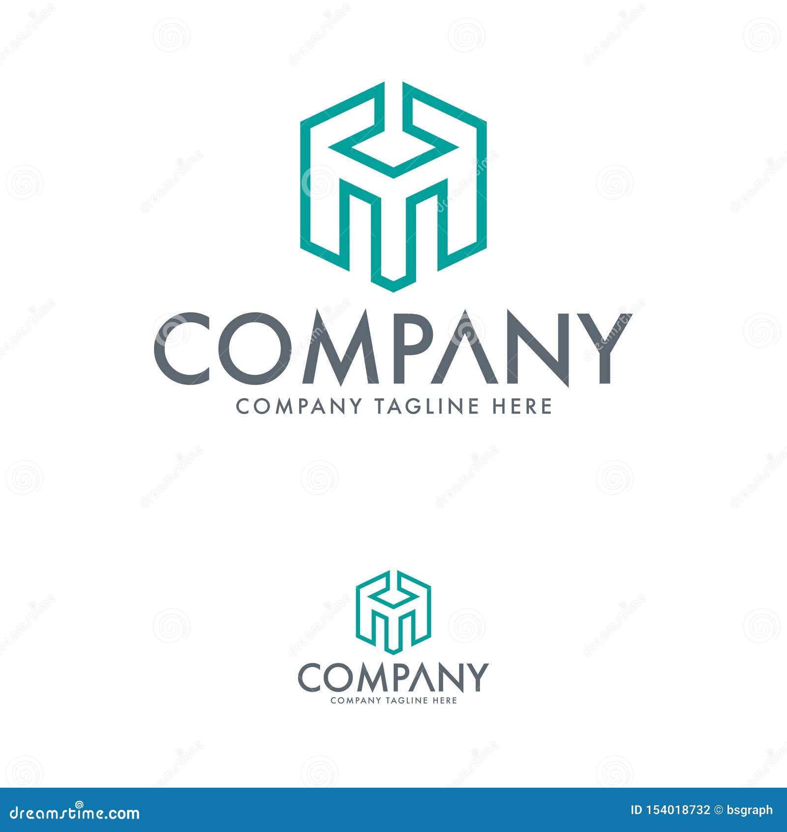 Creative Letter M and Construction Logo Template Stock Illustration ...