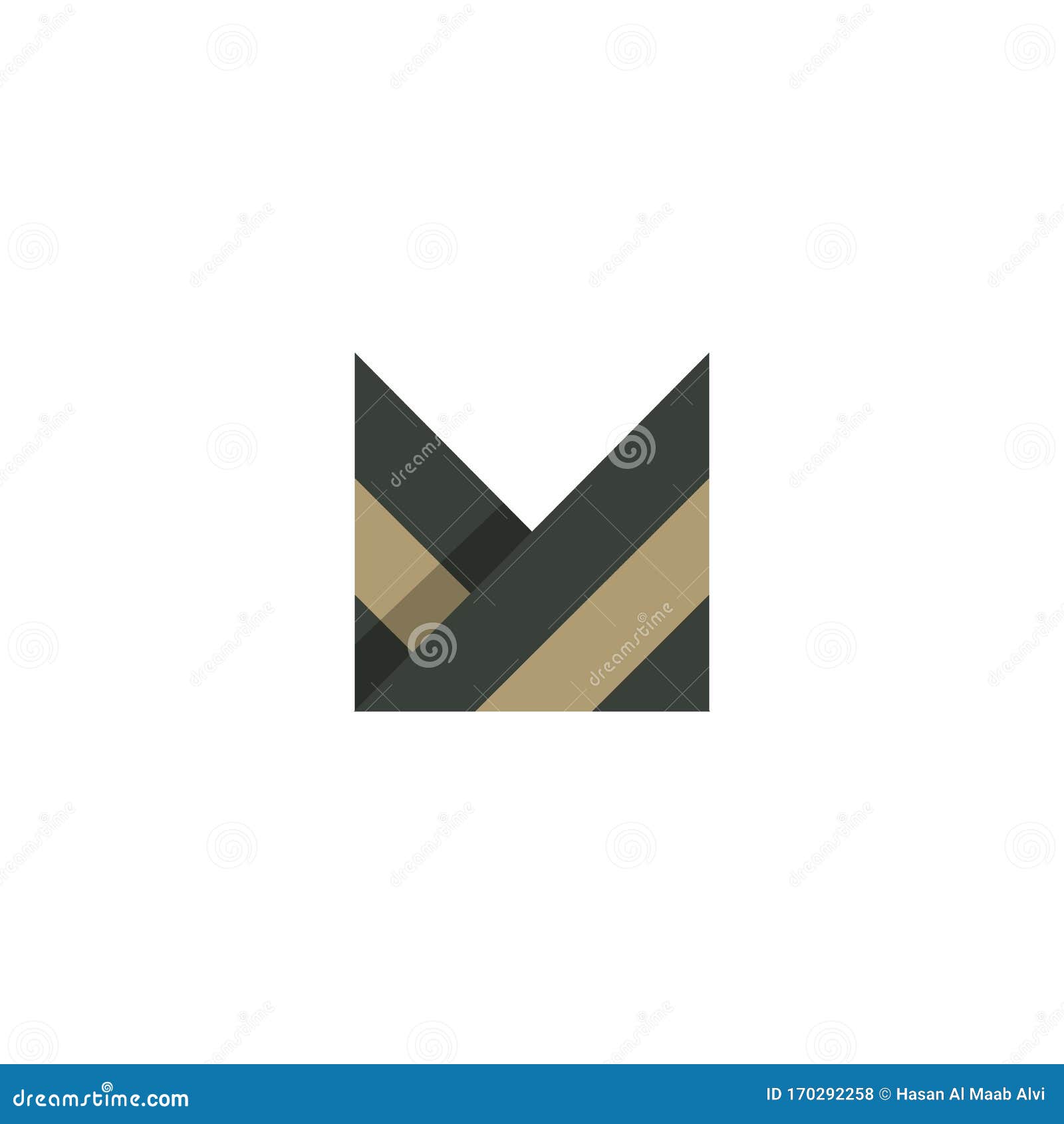 Creative Letter M Vector Logo Design. Stock Vector - Illustration of ...