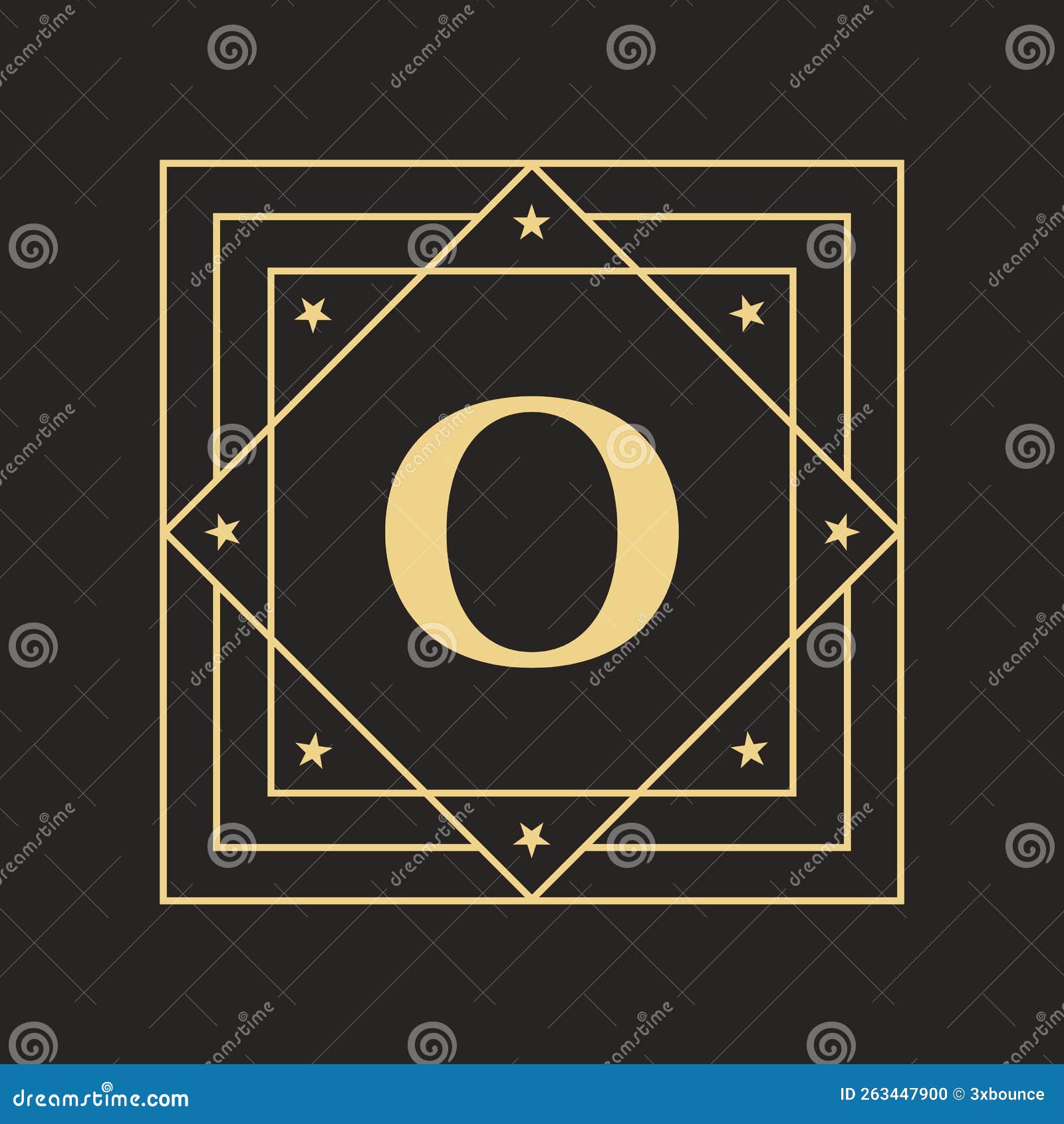 Creative Letter O Logo with Elegant and Stylish Luxury Concept. Initial ...