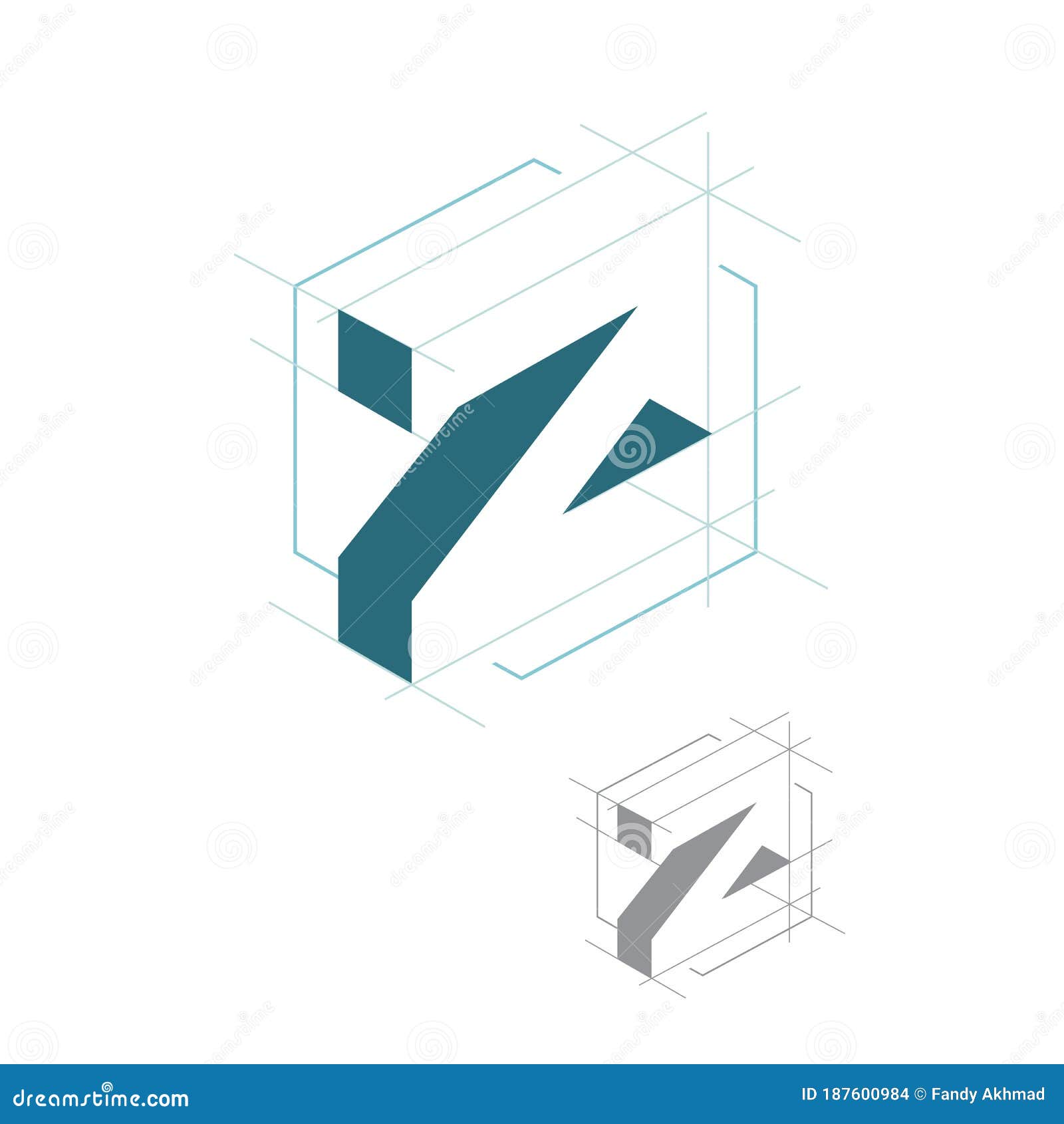 Creative Letter Z Initial Logo Design Vector Template Stock Vector ...