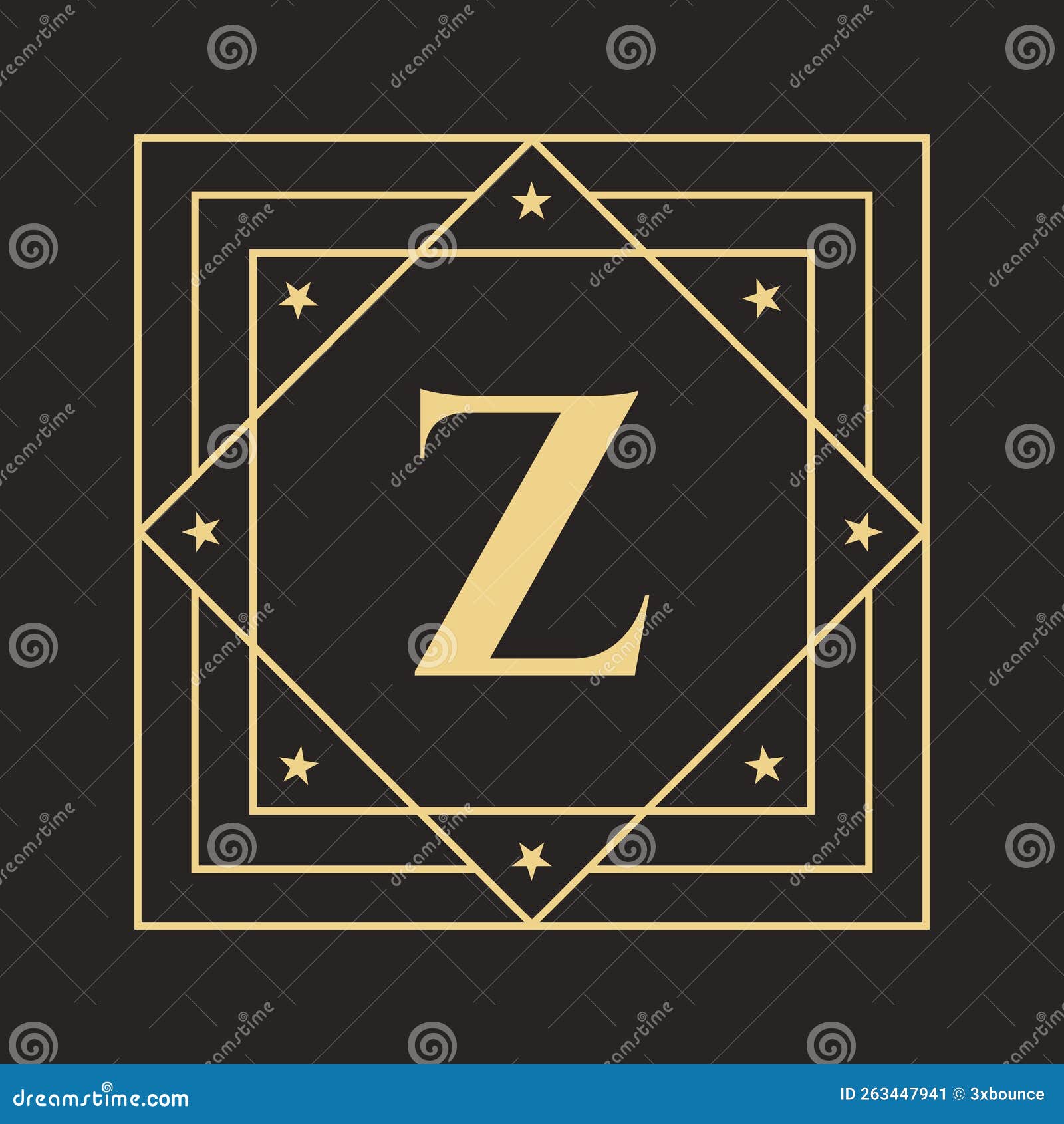 Creative Letter Z Logo with Elegant and Stylish Luxury Concept. Initial ...