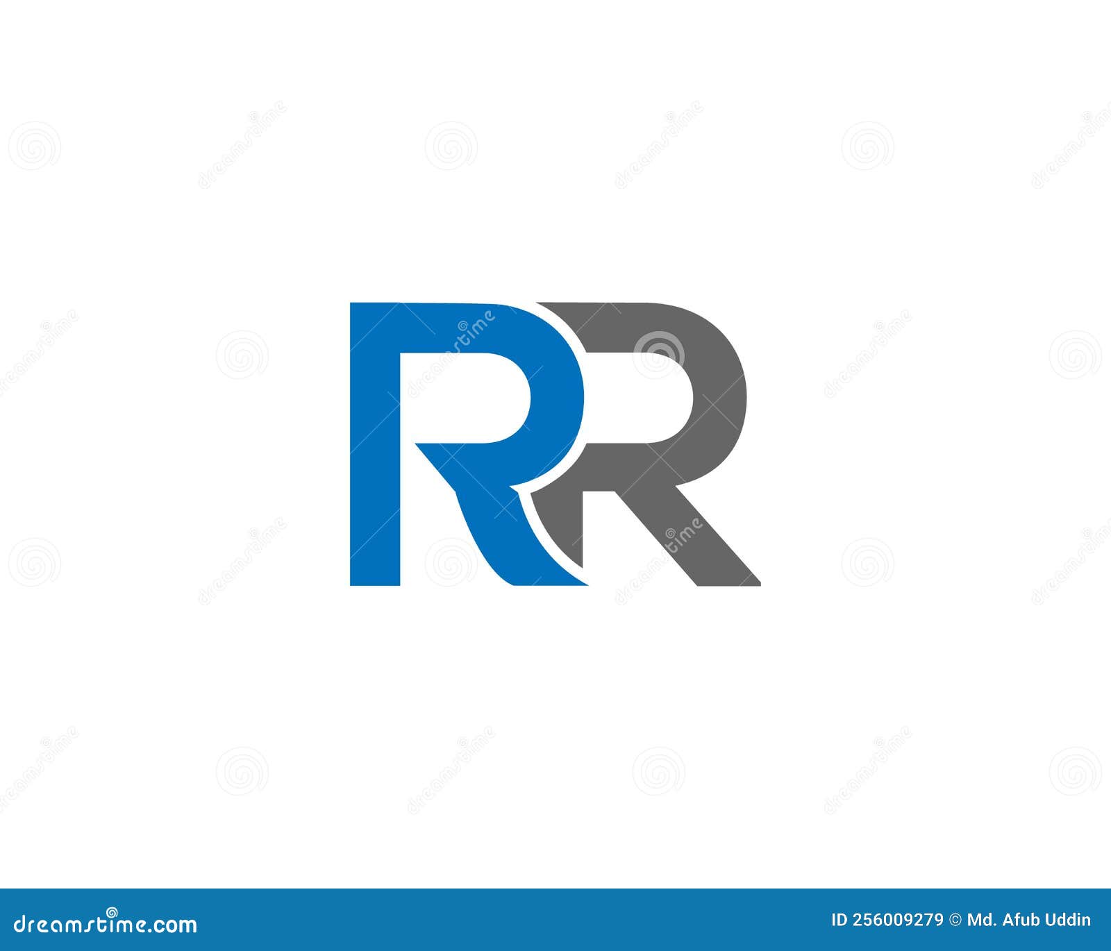 Creative Letters RR Initial Logo Design Stock Vector - Illustration of ...