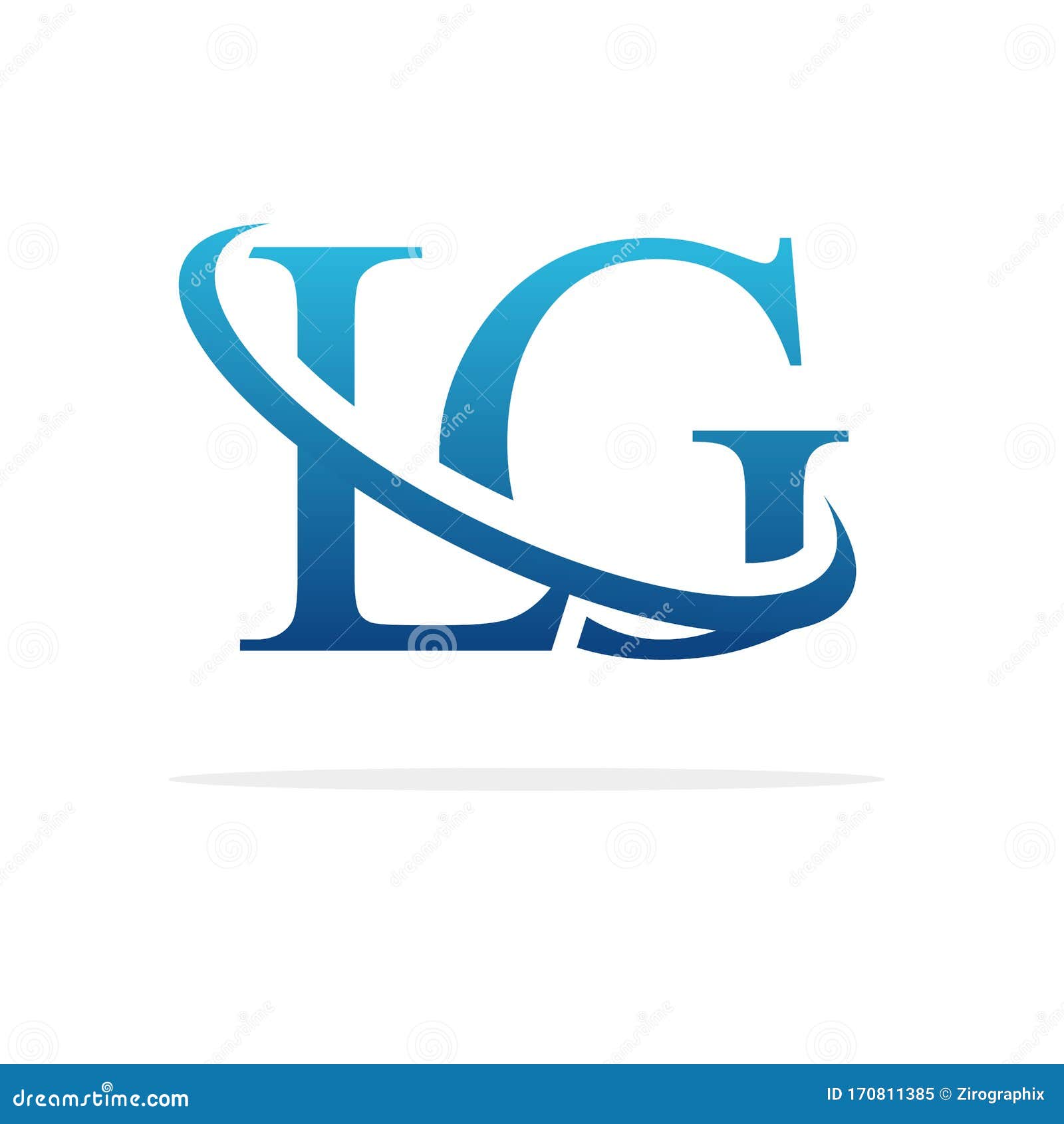 Creative LG Logo Icon Design Stock Vector - Illustration of alphabet ...