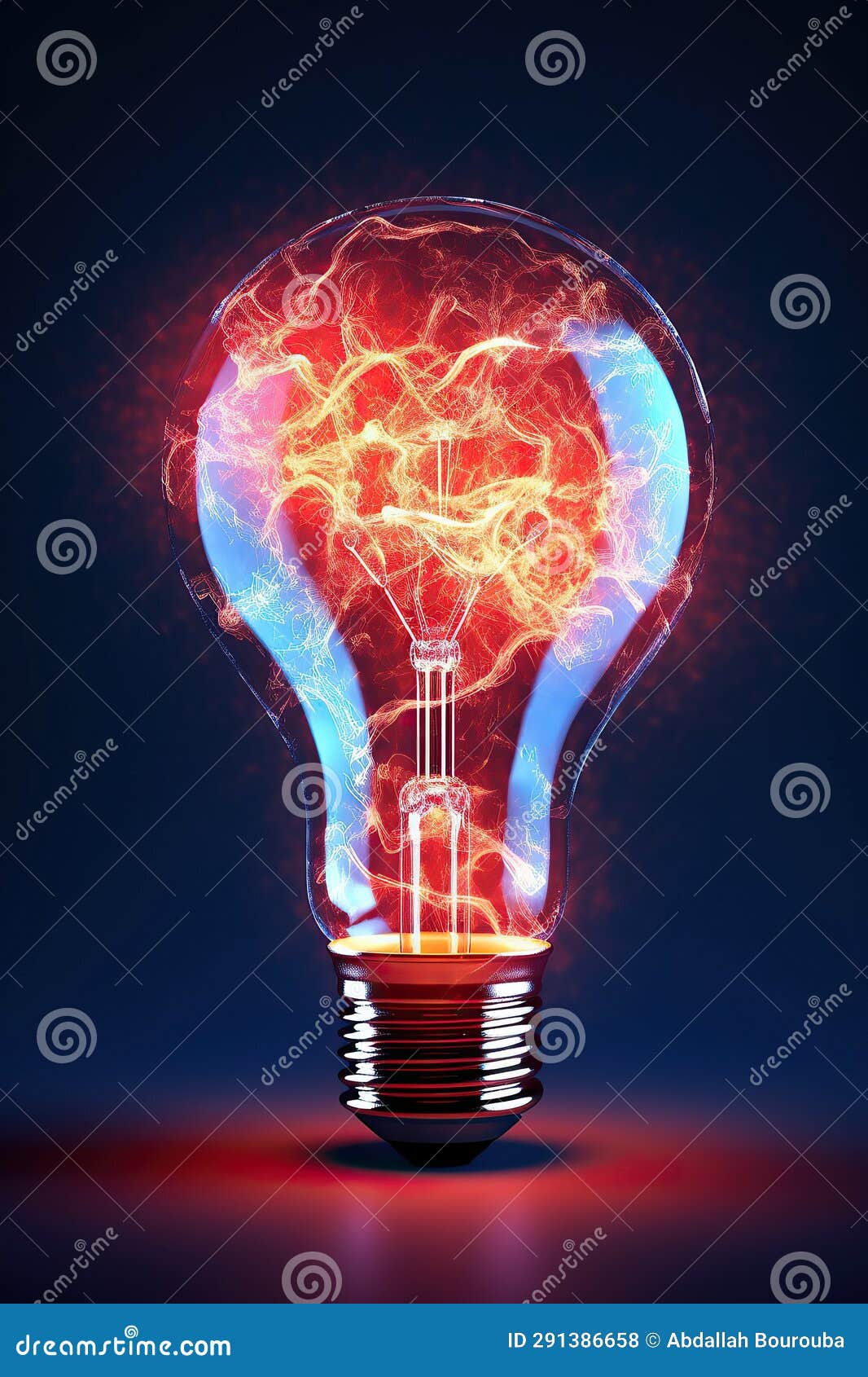 Creative Light Bulb Explodes with Colorful Paint and Splashes Isolated ...