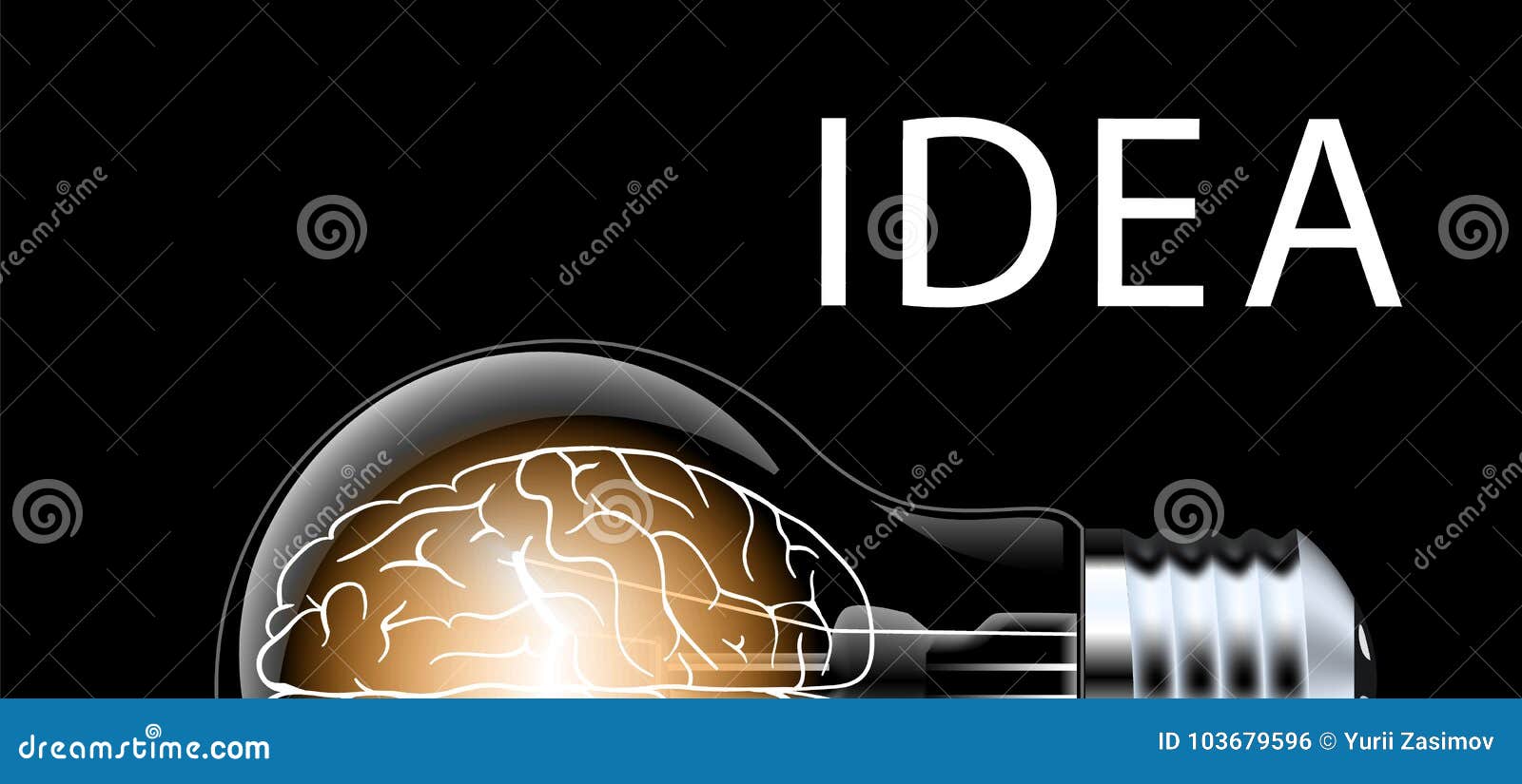 Creative Light Bulb Idea Abstract , Inspiration Concept Modern Design ...