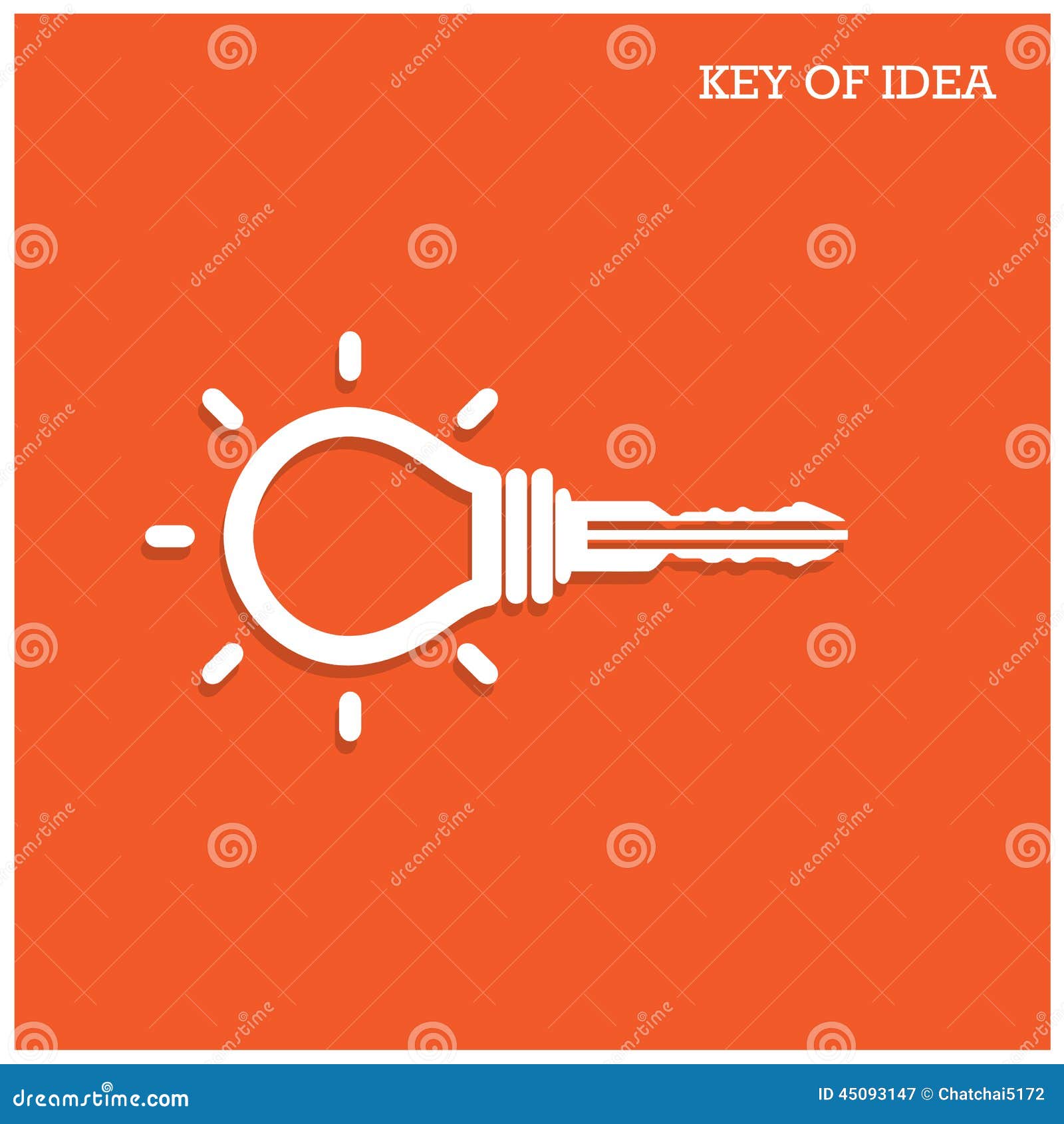 Creative Light Bulb Idea Concept with Padlock Symbol. Key of Ide Stock ...