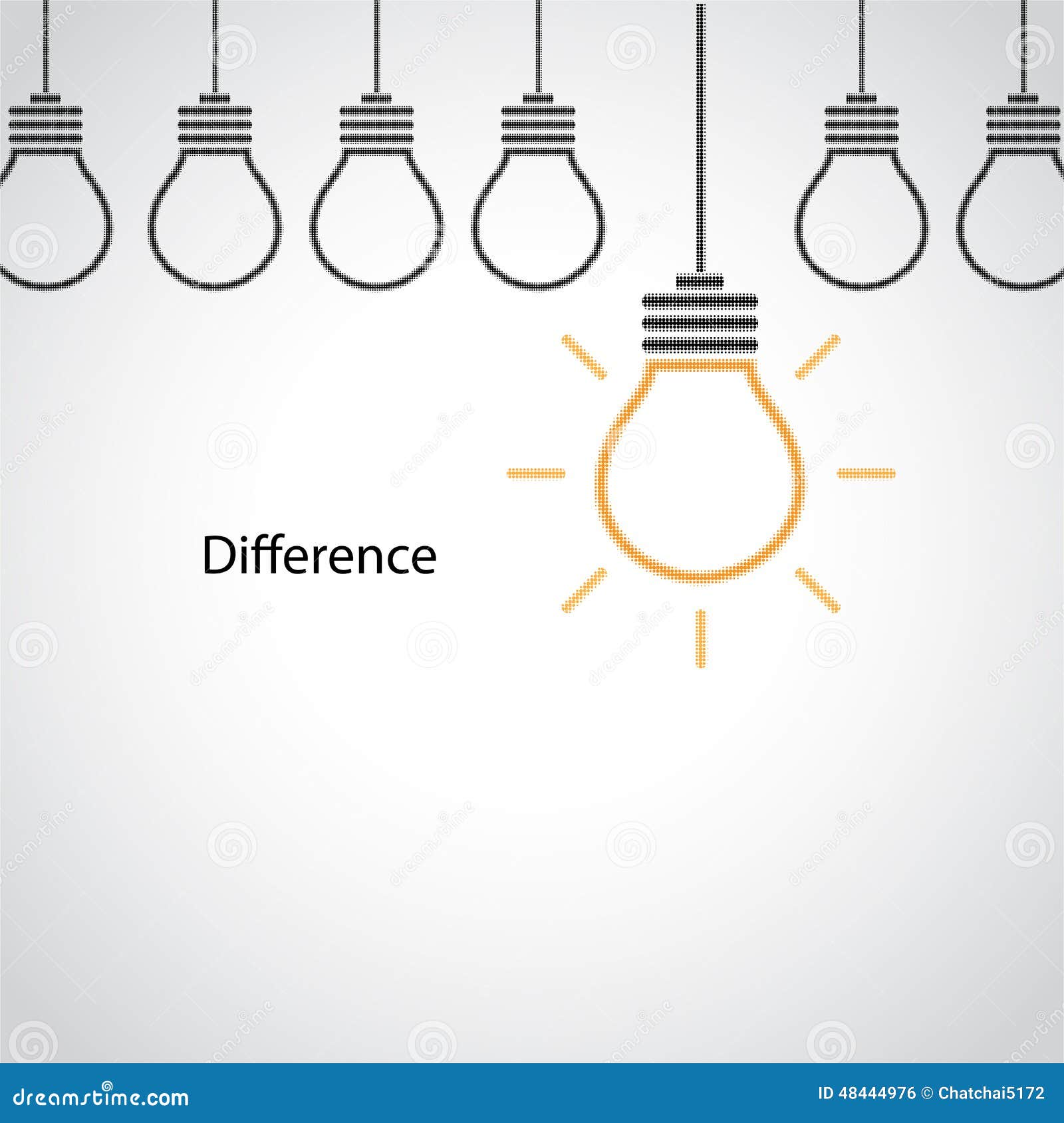 Creative Light Bulb Idea Concept Sign Stock Vector - Illustration of ...