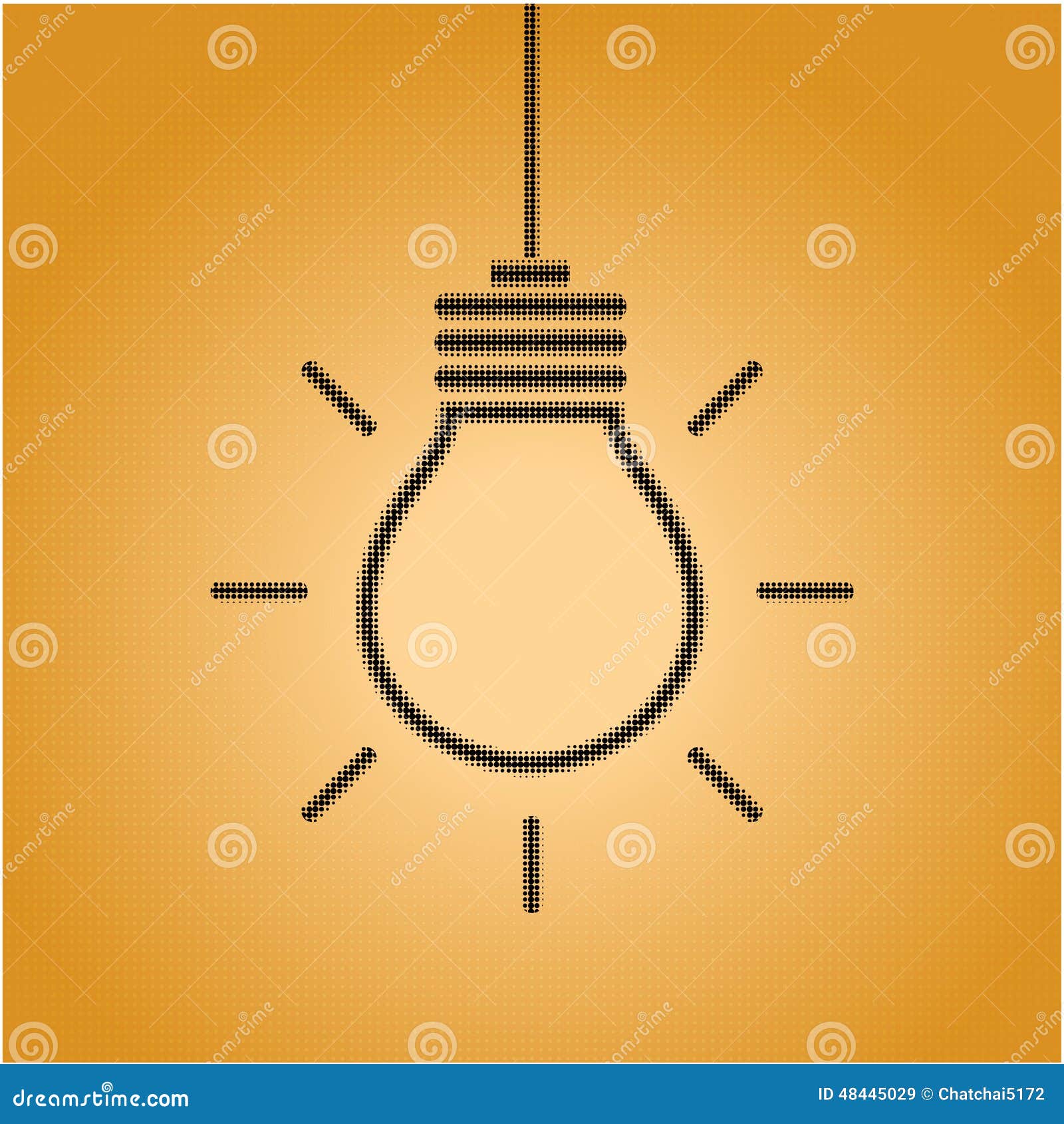 Creative Light Bulb Idea Concept Sign Stock Vector - Illustration of ...