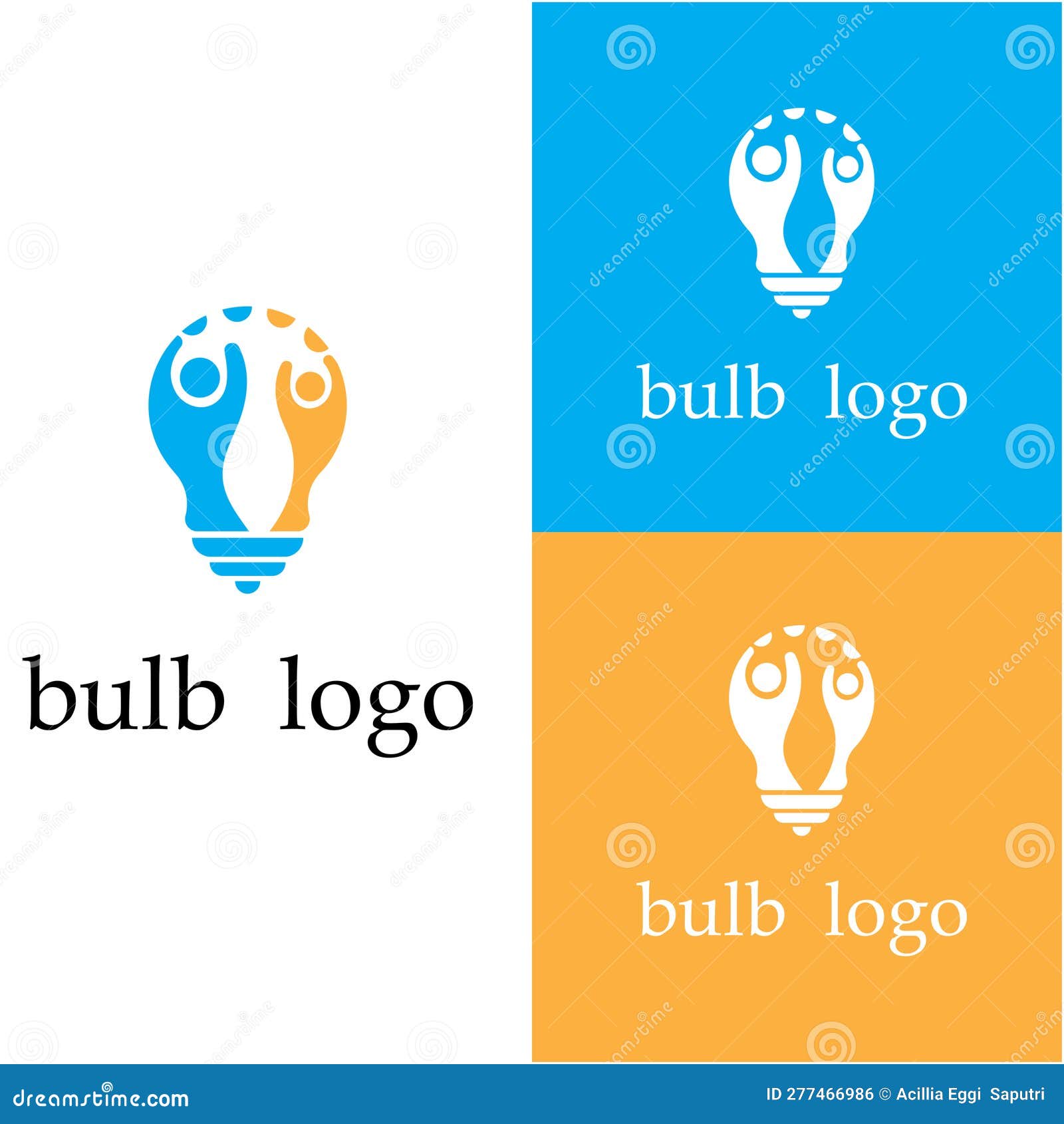 Creative Light Bulb Logo and Vector Stock Vector - Illustration of idea ...