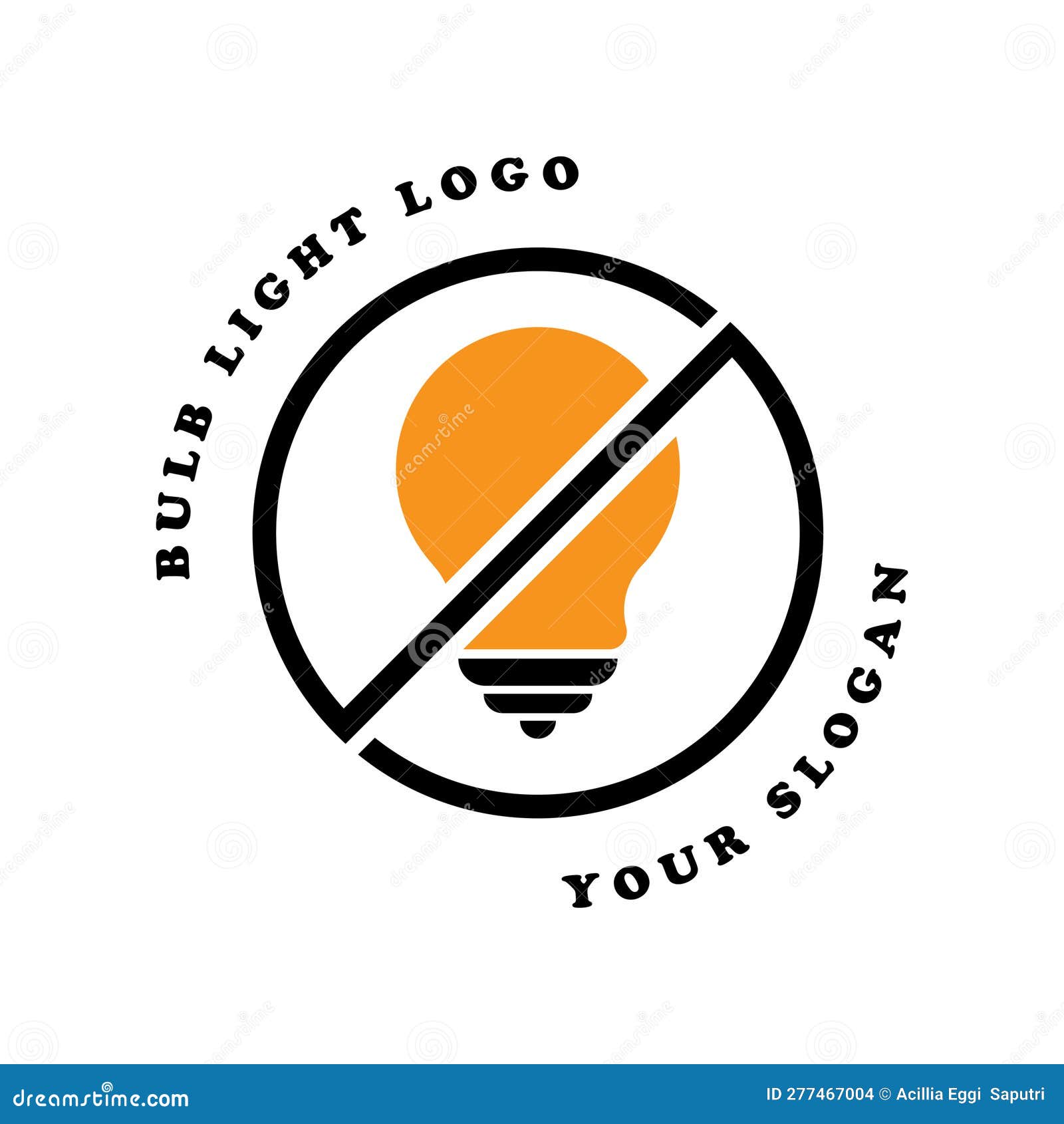 Creative Light Bulb Logo and Vector Stock Vector - Illustration of ...