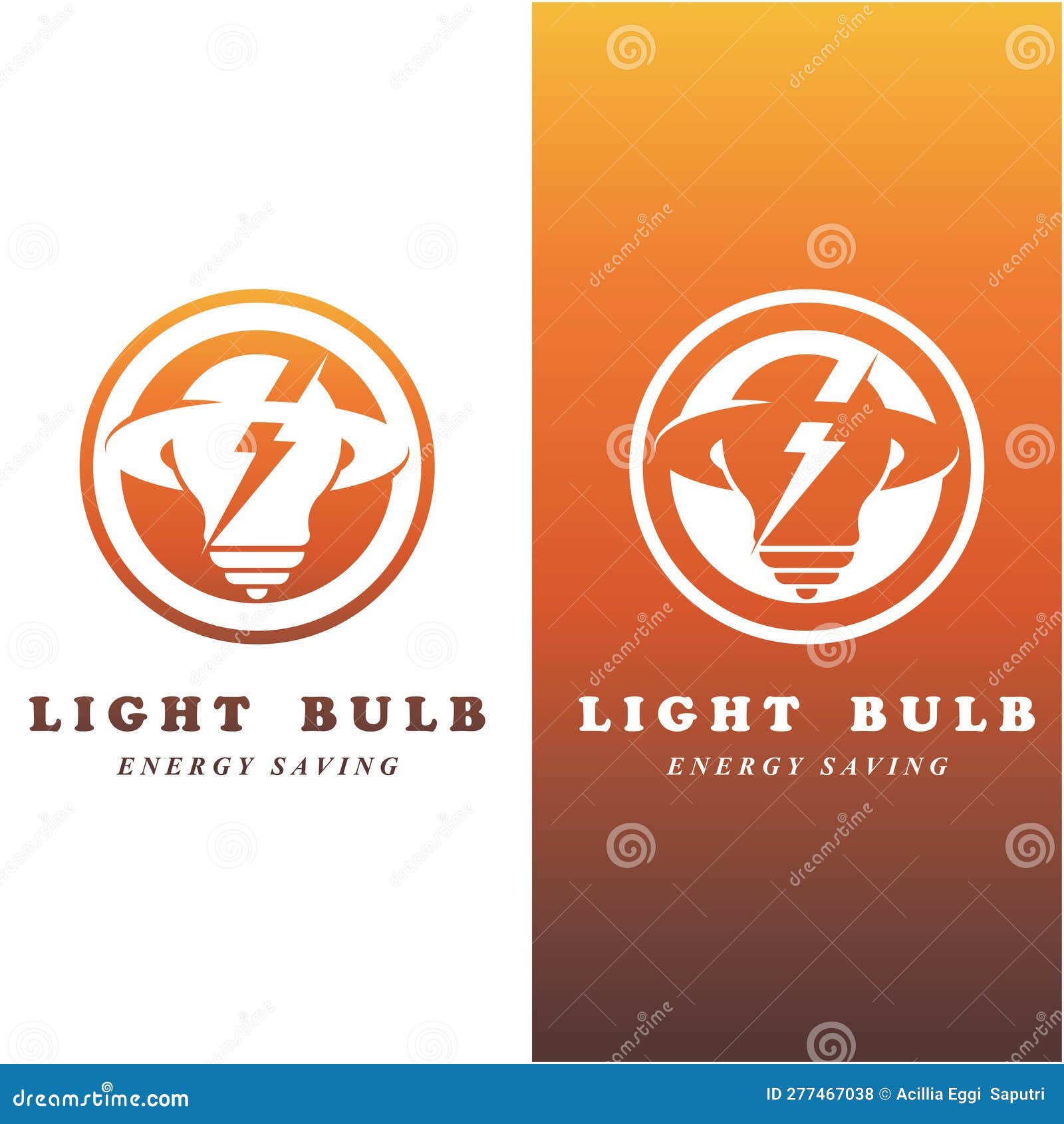 Creative Light Bulb Logo and Vector Stock Vector - Illustration of ...