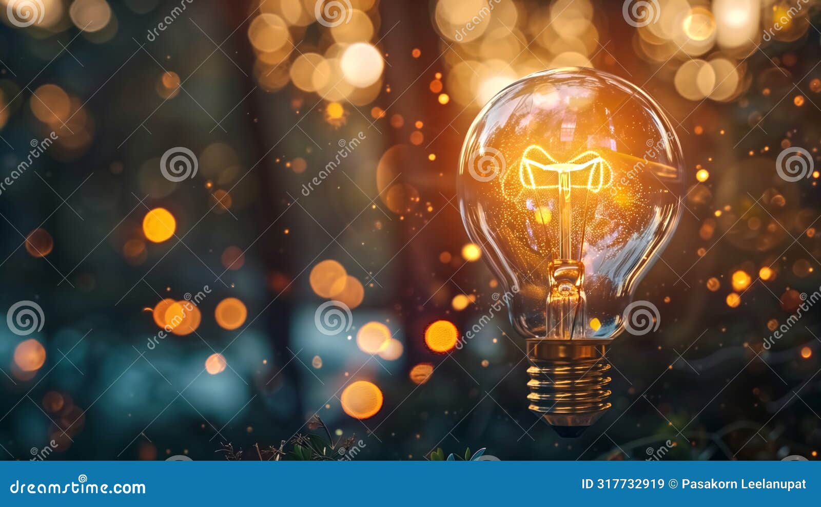 Creative Light Bulb Think Different Creative Idea Concept Stock ...