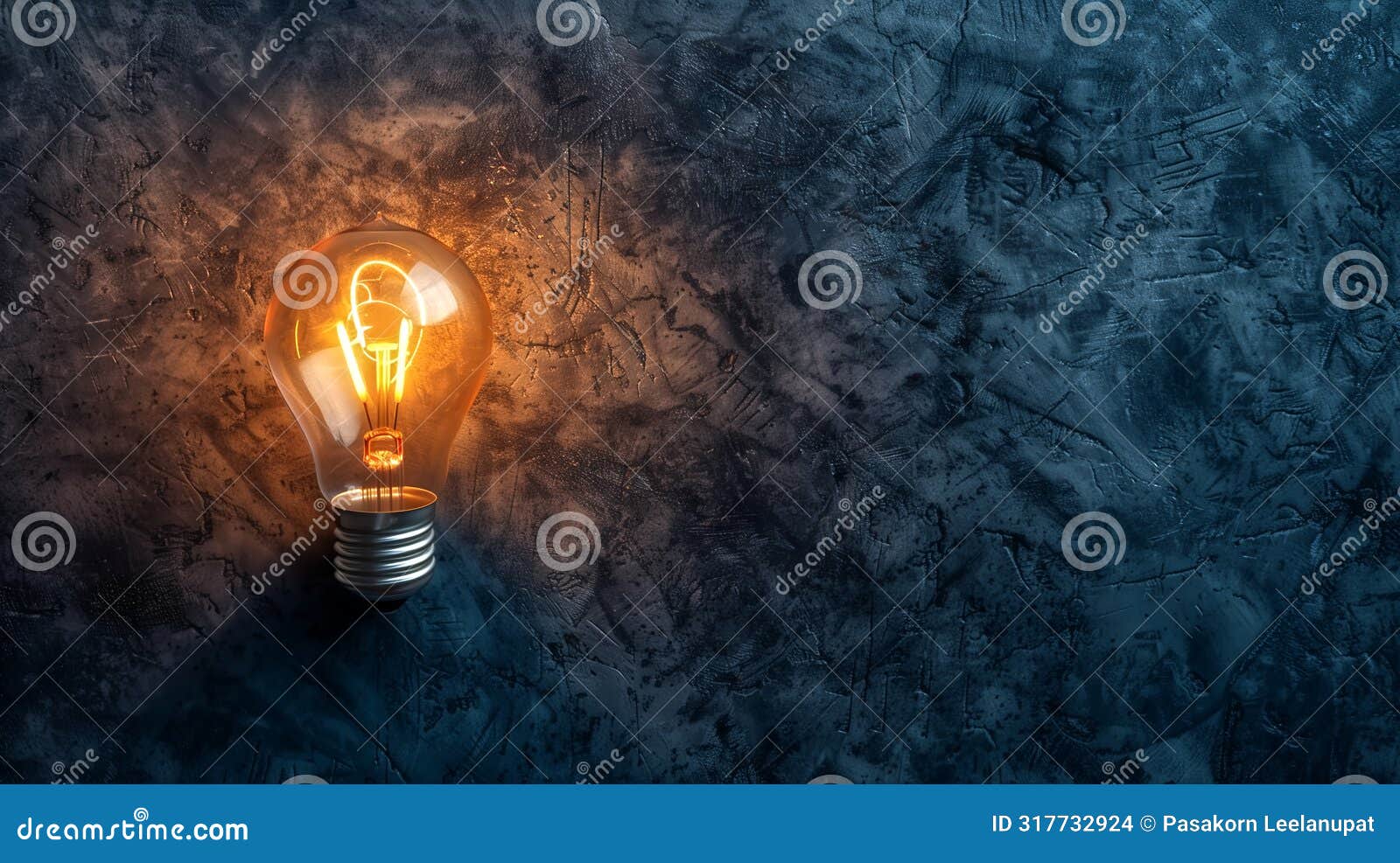 Creative Light Bulb Think Different Creative Idea Concept Stock ...