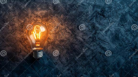 Creative Light Bulb Think Different Creative Idea Concept Stock ...
