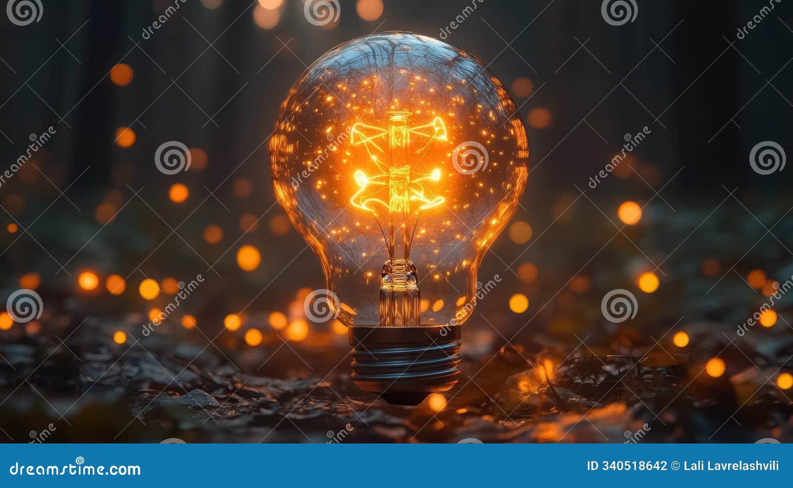 Creative Light Bulb. Think Differently Creative Idea Concept Stock ...