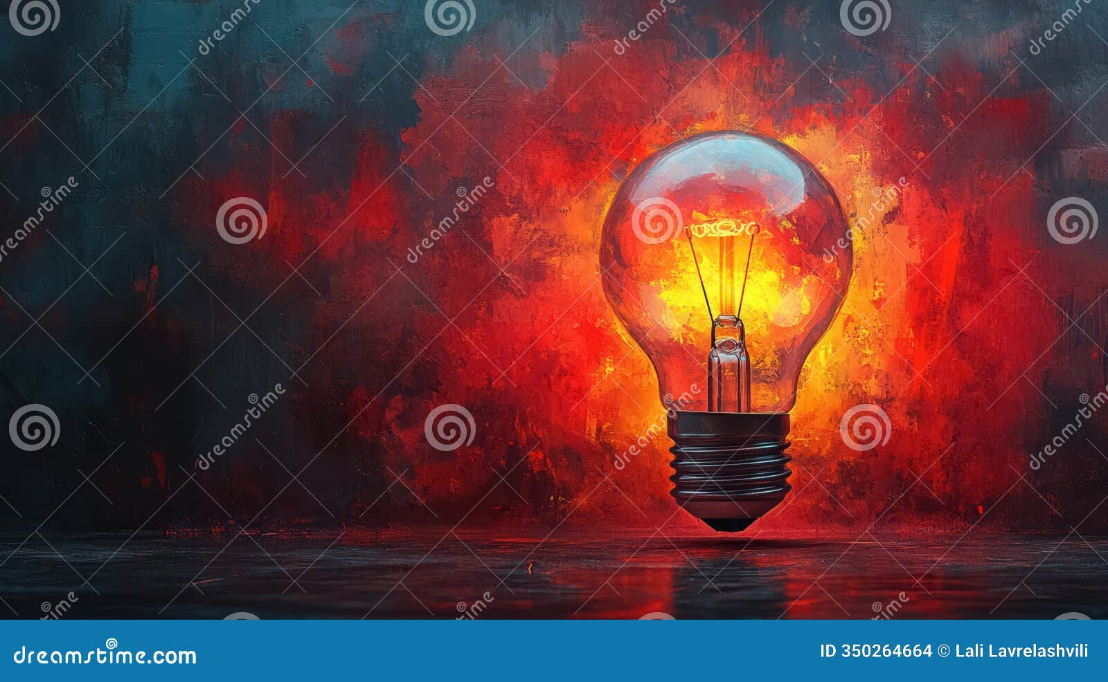Creative Light Bulb. Think Differently Creative Idea Concept Stock ...