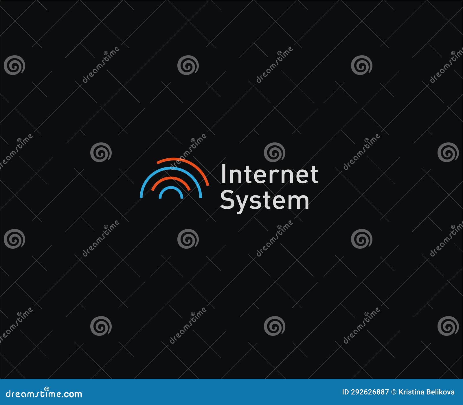 Creative Linear Logo Technology Digital Internet it Stock Illustration ...