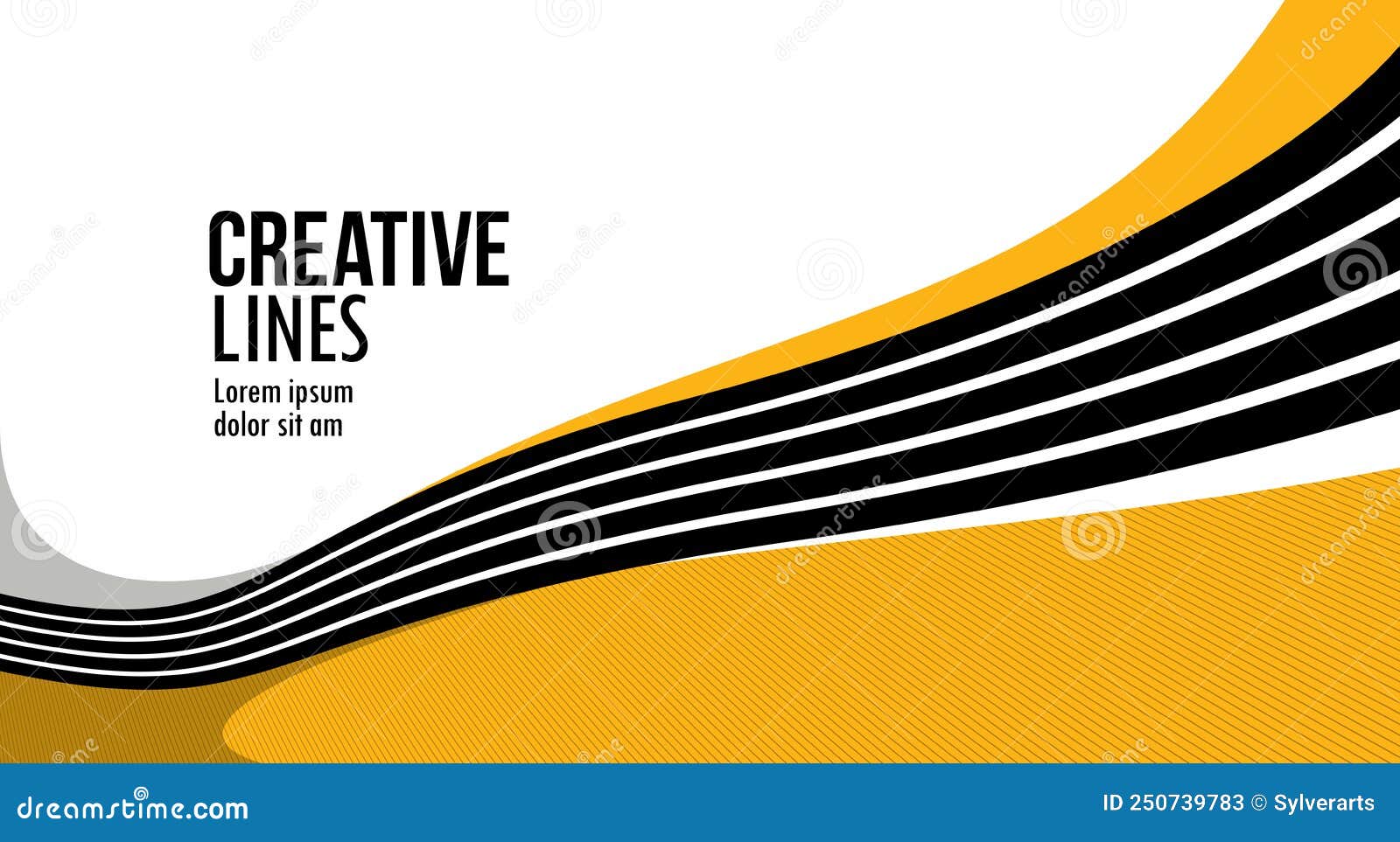 Creative Lines Vector Abstract Background, 3D Perspective Linear ...