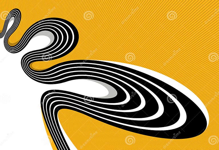 Creative Lines Vector Abstract Background, 3D Perspective Linear ...