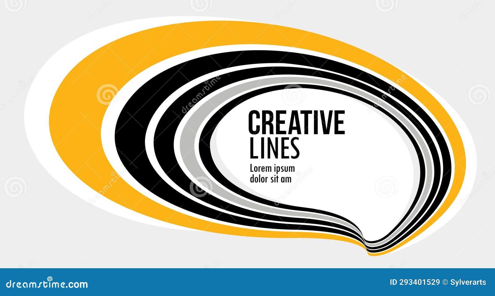 Creative Lines Vector Abstract Background, 3D Perspective Linear ...
