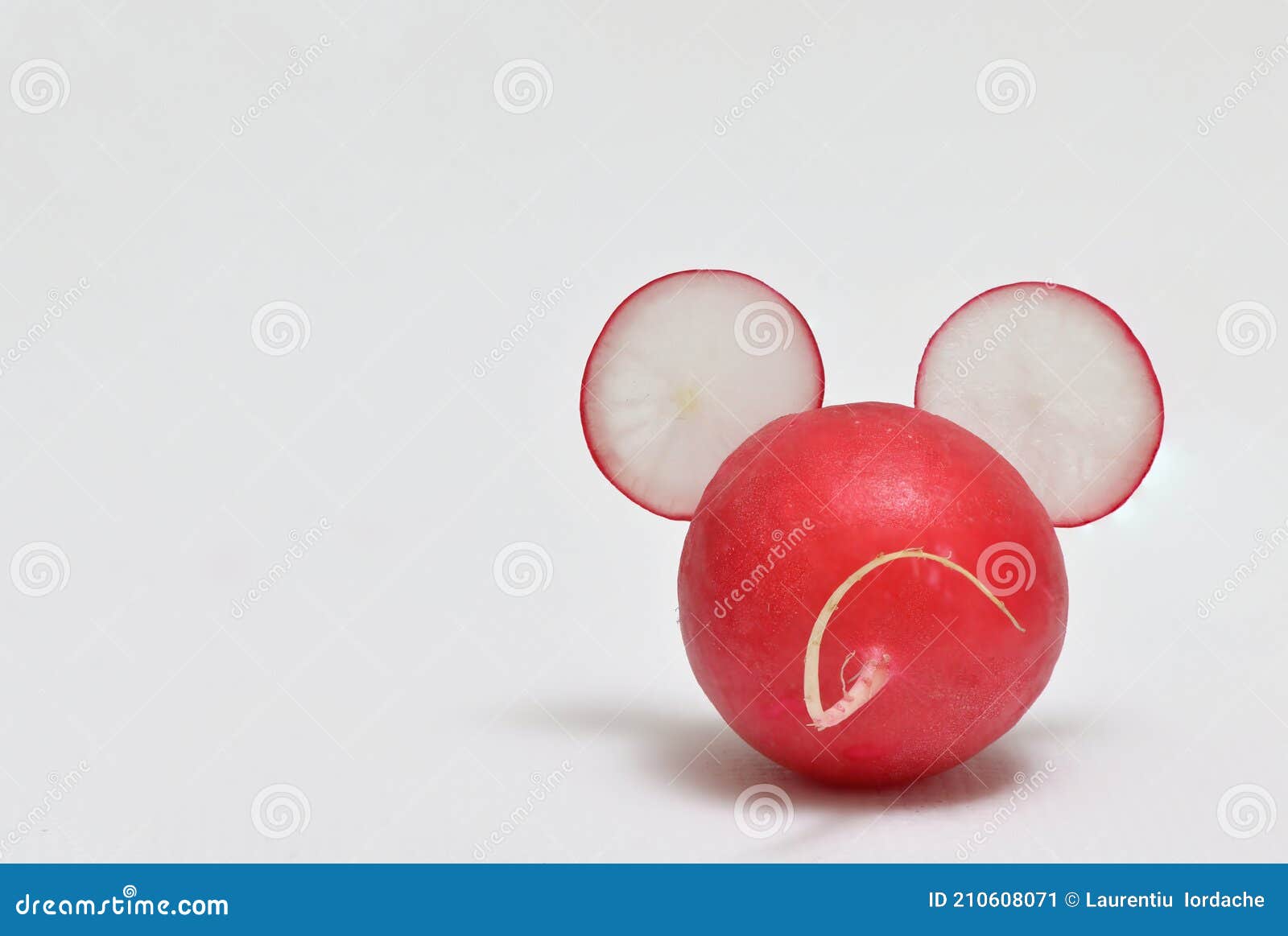 Creative Little Mouse from Radish Stock Image - Image of food, chill ...