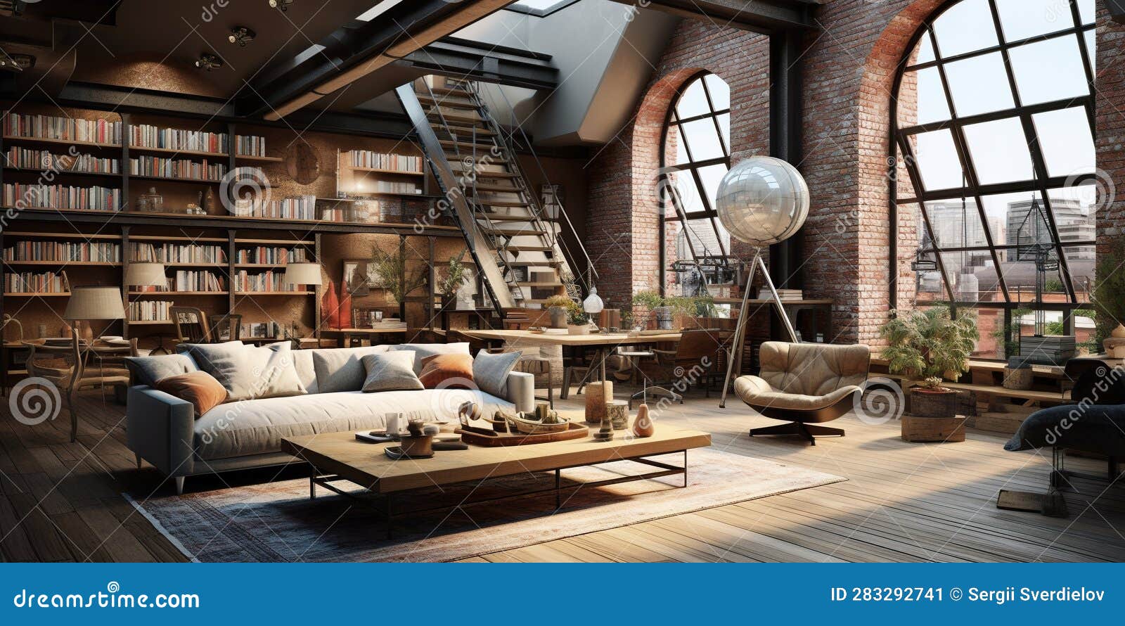 Creative Loft Interior - a Stylish and Imaginative Living Space with an ...