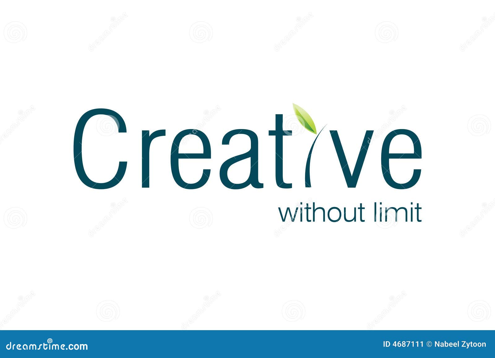 Creative Logo stock vector. Illustration of background - 4687111