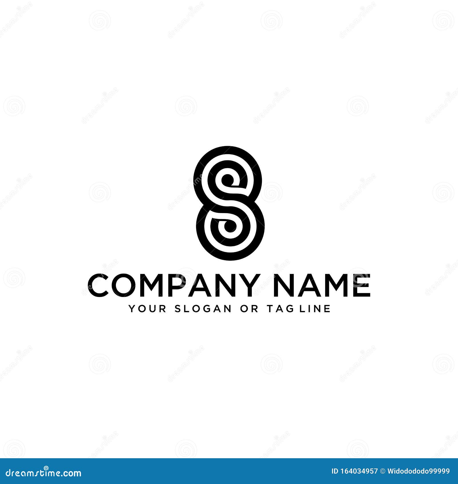 Creative Logo Design Infinity Concept Stock Vector - Illustration of ...
