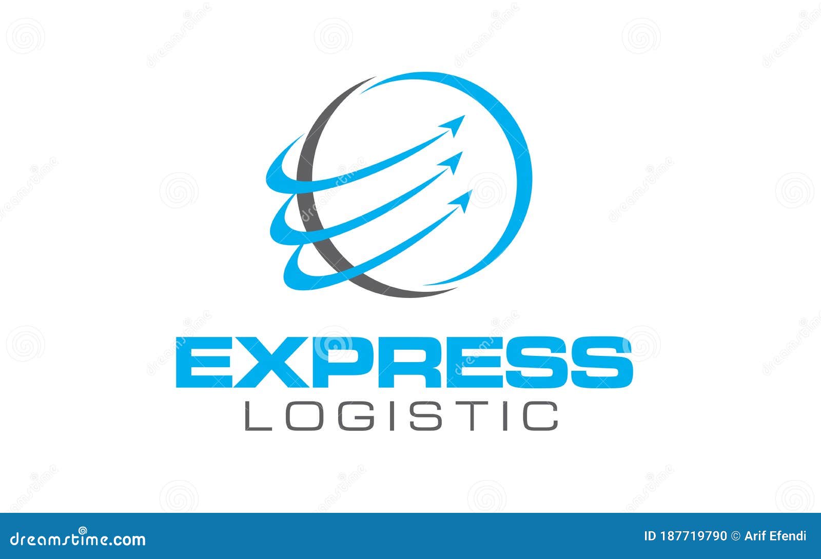 Creative of Logo for Express Logistic Transportation Stock Vector ...