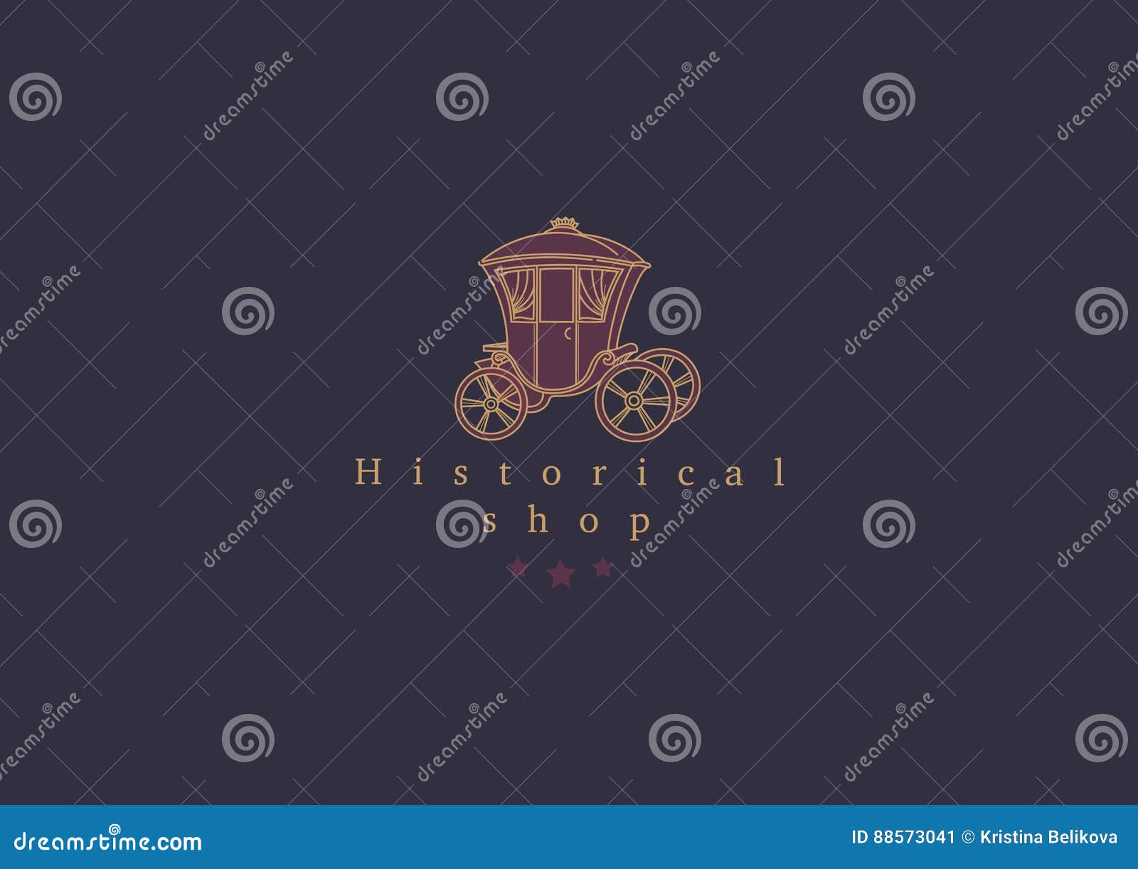 Creative Logo for the Historic Retro Store Stock Vector - Illustration ...