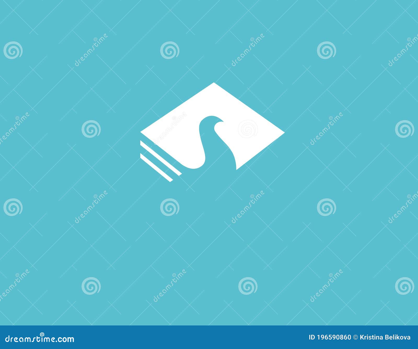 Creative Logo Icon Bird and Book for Reading Club Stock Vector ...