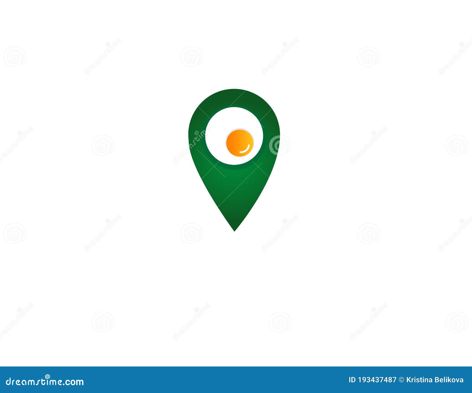 Geotag With Arrow Or Location Pin Logo Icon Design Vector Illustration ...