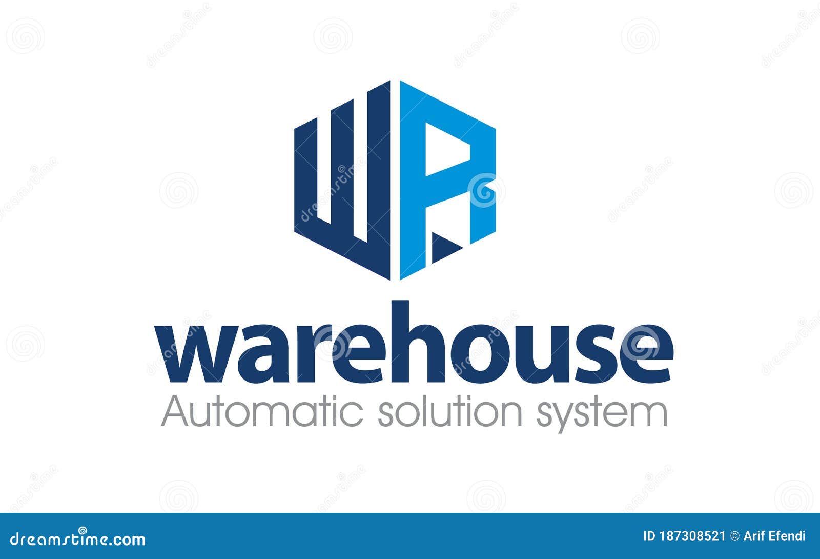 Creative Storage Warehouses Logo Design Stock Vector - Illustration of ...