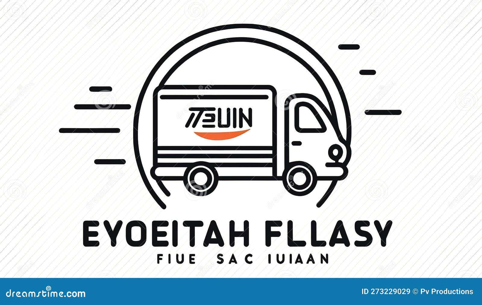 Creative Logo, Parcel Delivery Concept, Generative AI. Stock ...