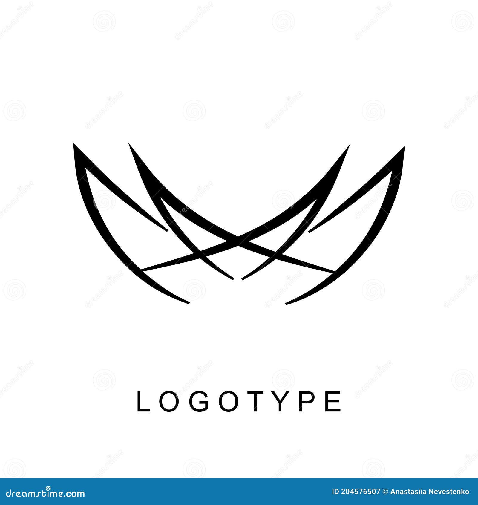 Creative logo. Sign stock illustration. Illustration of luxury - 204576507