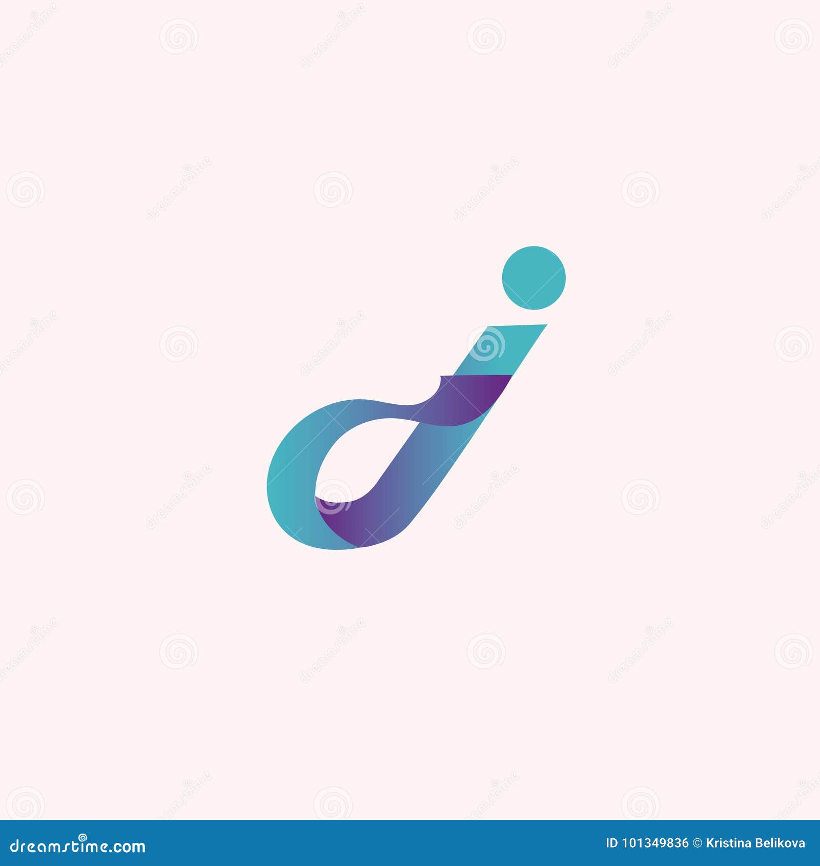 Creative Logo, Typography, Small Letter I Stock Vector - Illustration ...