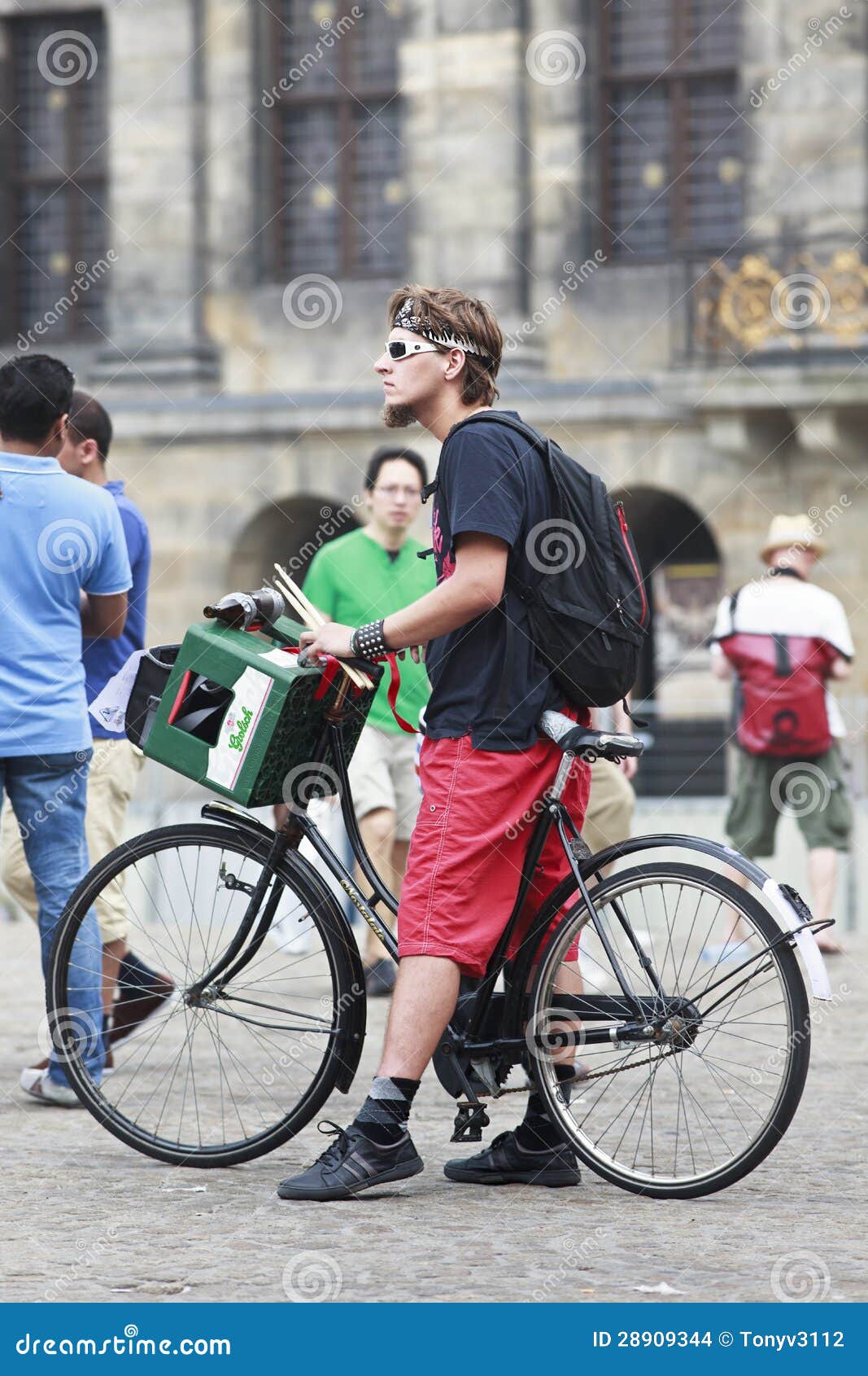 Creative Looking Young Man in Amsterdam Editorial Stock Image - Image ...