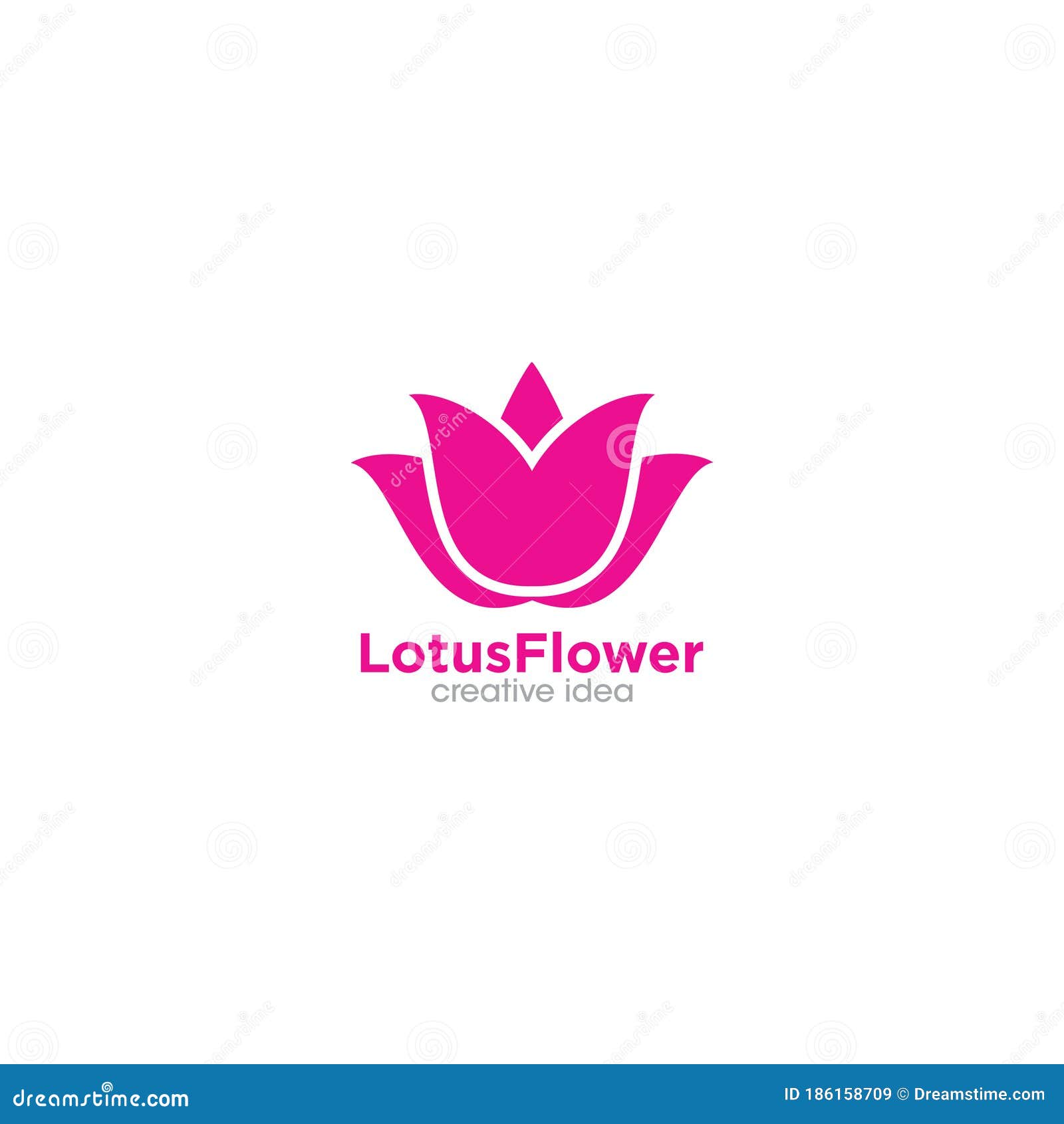 Creative Lotus Logo Design Template Stock Vector - Illustration of logo ...