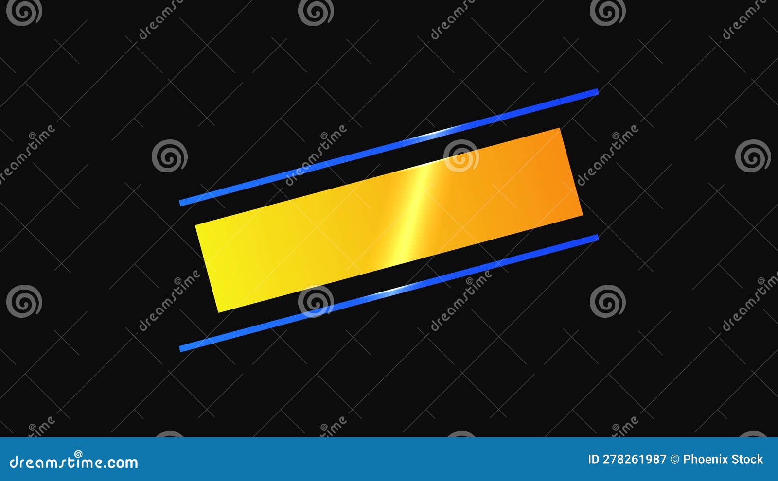 Creative Lower Third Animation High Resolution. Stock Illustration ...