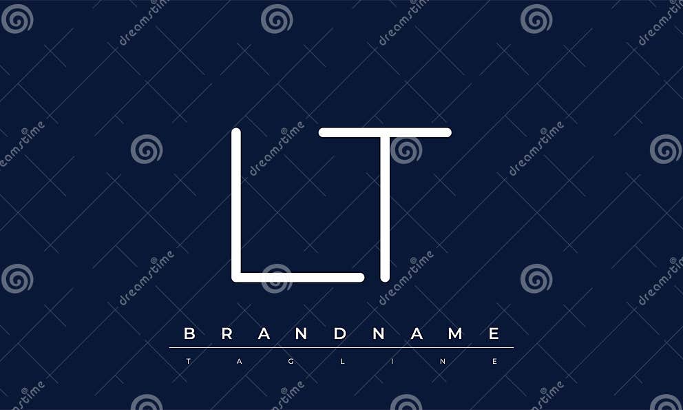 Creative LT Letter Initial Logo Vector Image Stock Vector ...