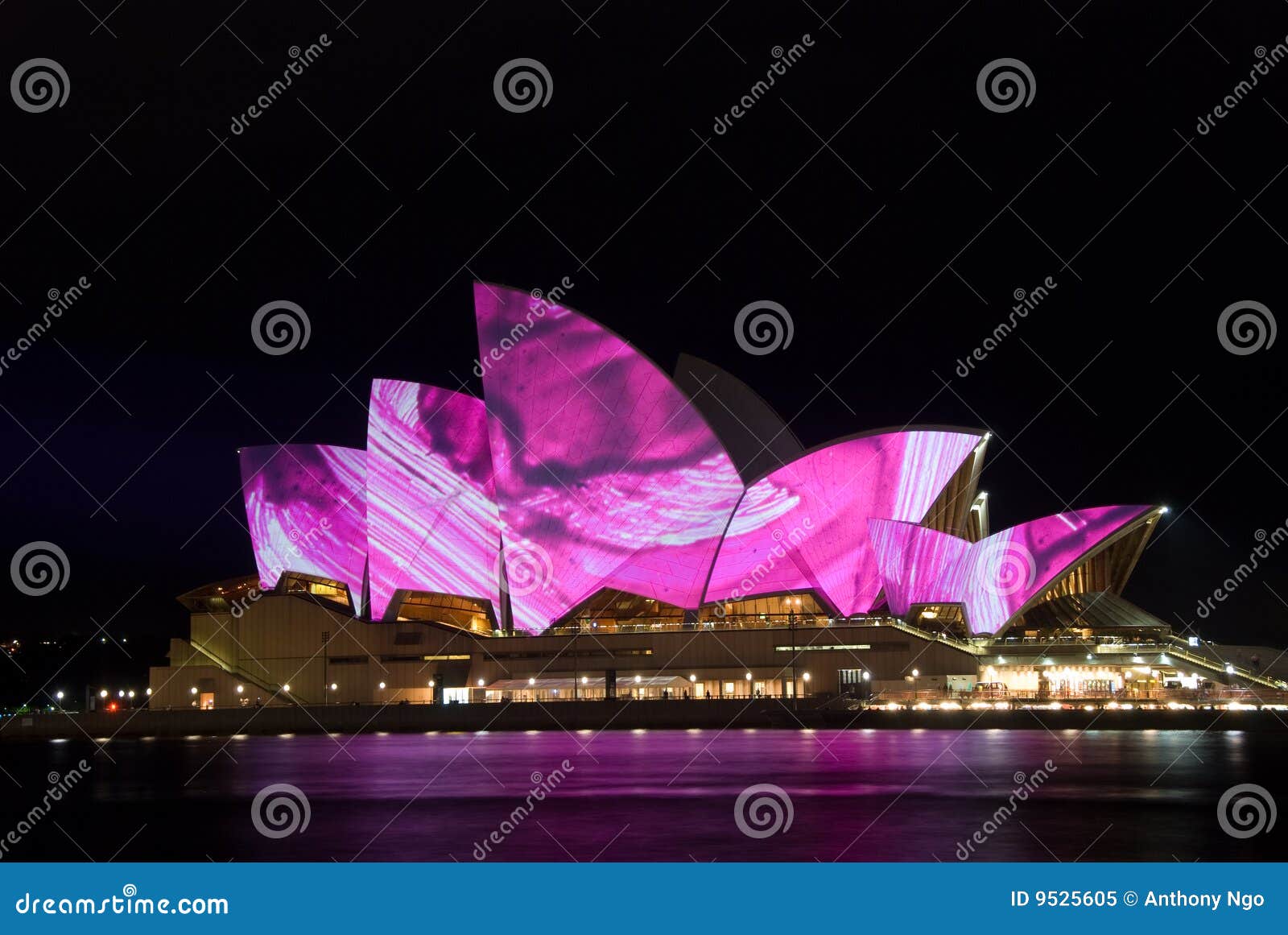 Creative Luminous Lighting Sydney Opera House Editorial Image - Image ...