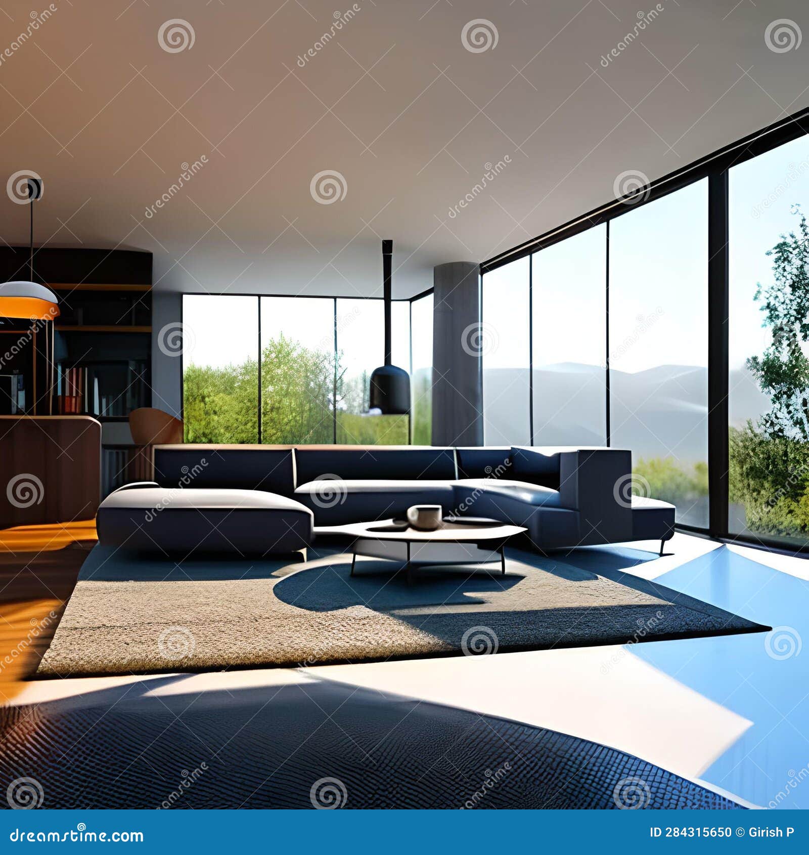 Magical Luxury Home Picture is AI-generated Illustration. Stock ...