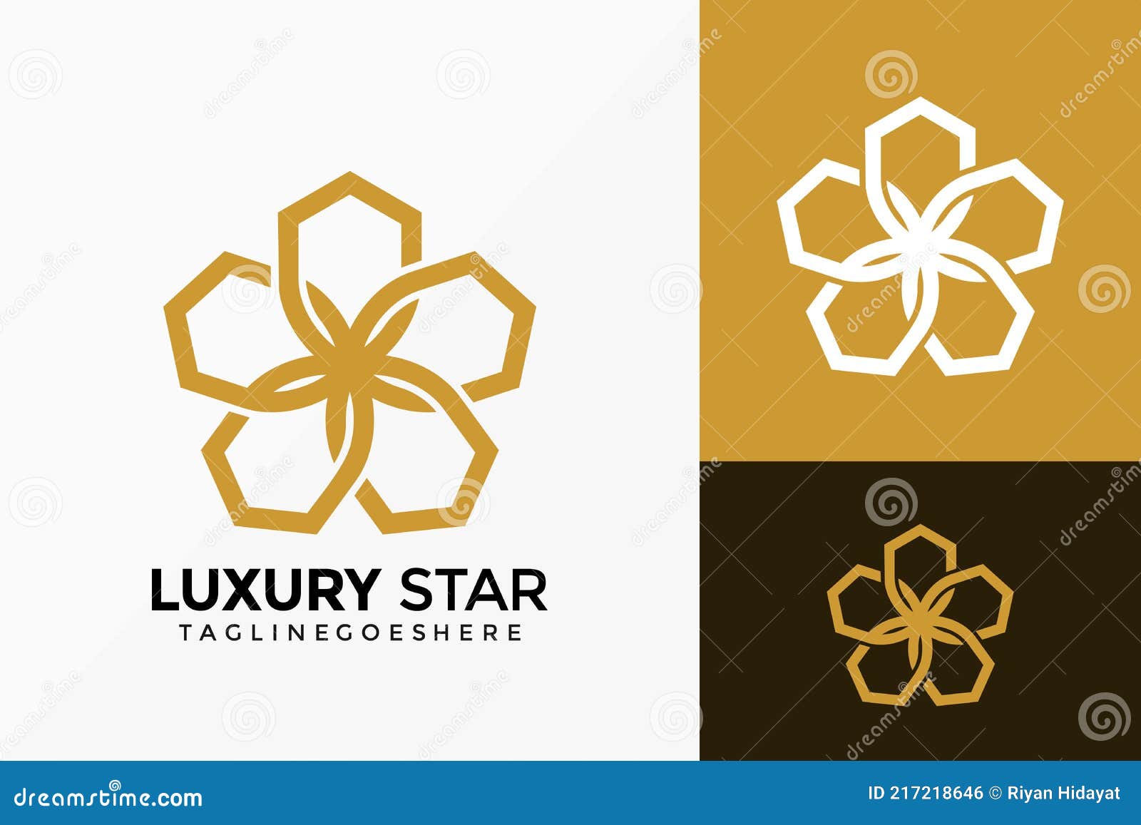 Creative Luxury Star Logo Vector Design. Brand Identity Emblem, Designs ...