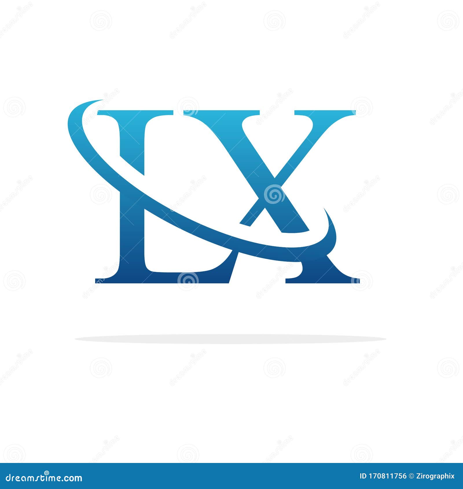 Creative LX Logo Icon Design Stock Vector - Illustration of text ...