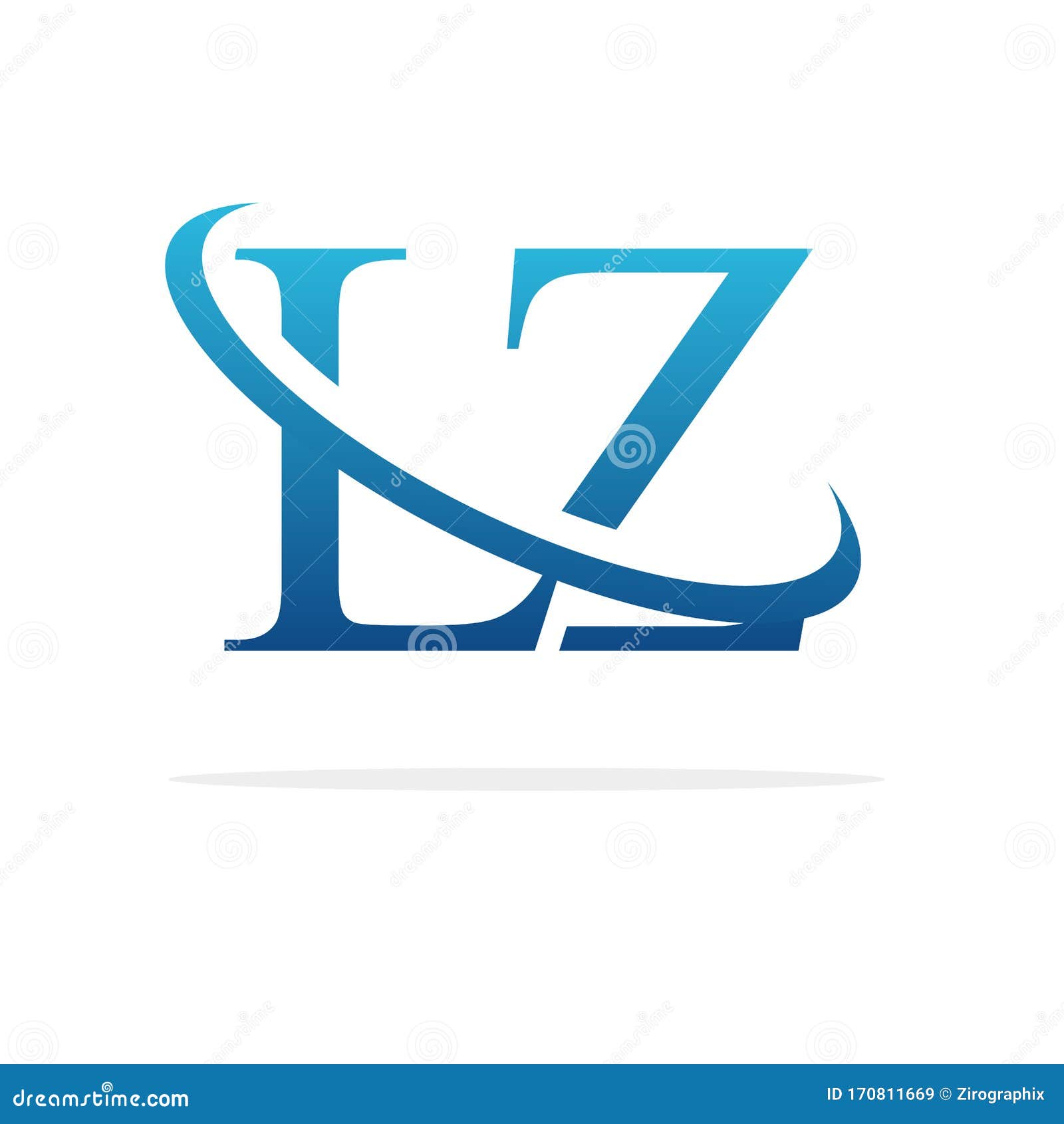 Creative LZ Logo Icon Design Stock Vector - Illustration of sign ...