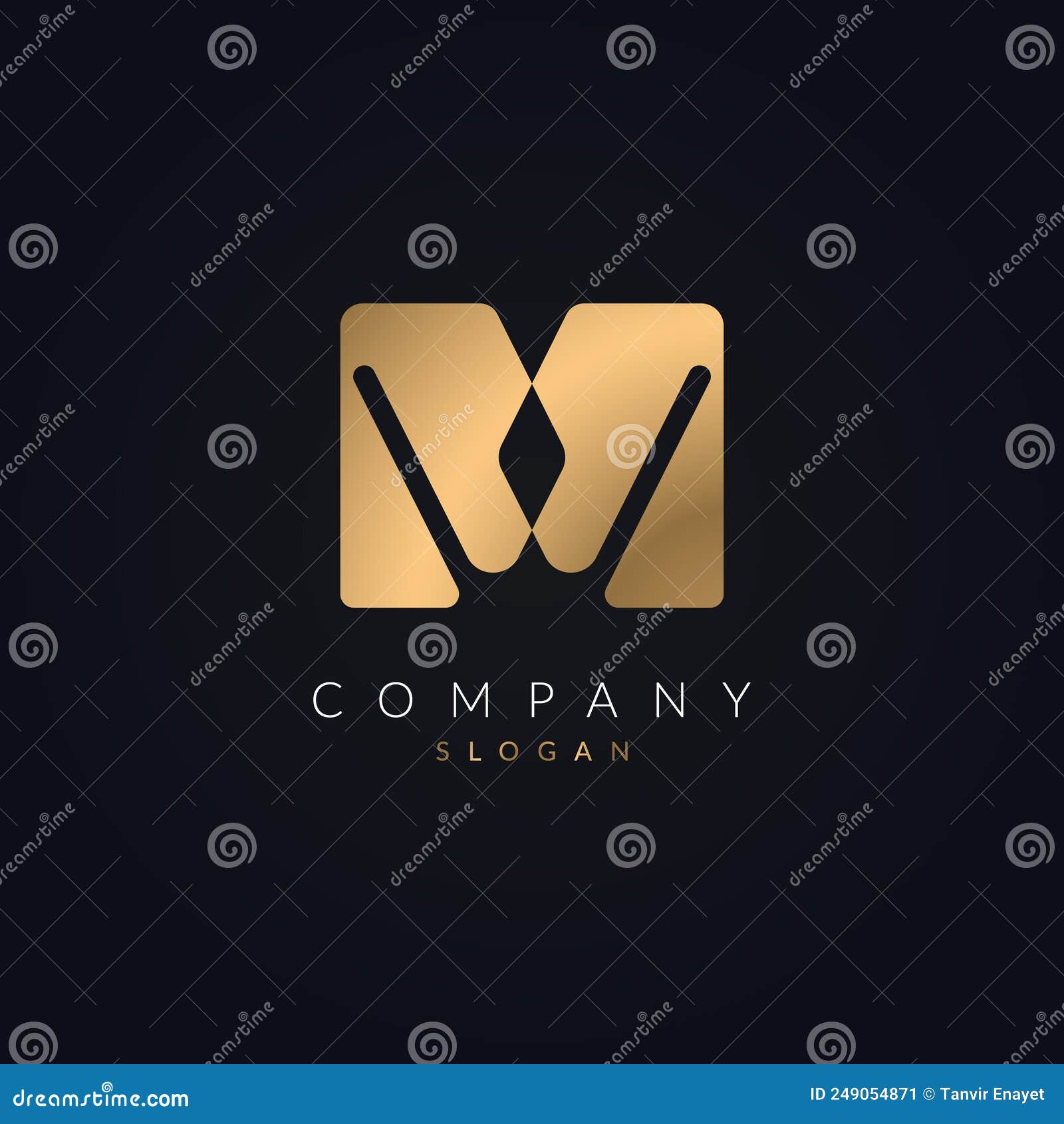 Creative M Letter Logo Icon Vector Element Shape Stock Vector ...