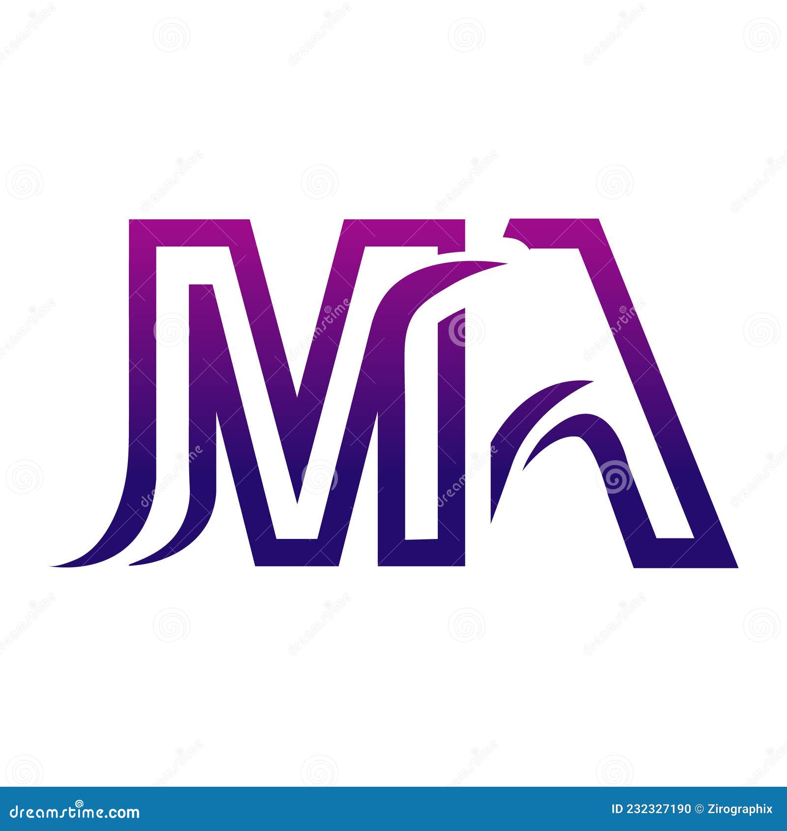 Creative MA Logo Icon Design Stock Vector - Illustration of icon ...