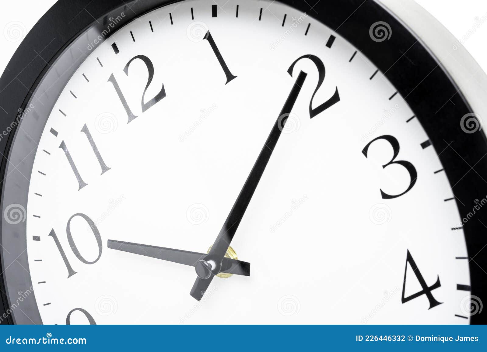 Macro Shot of the Face of a Dirty Wall Clock Stock Photo - Image of ...