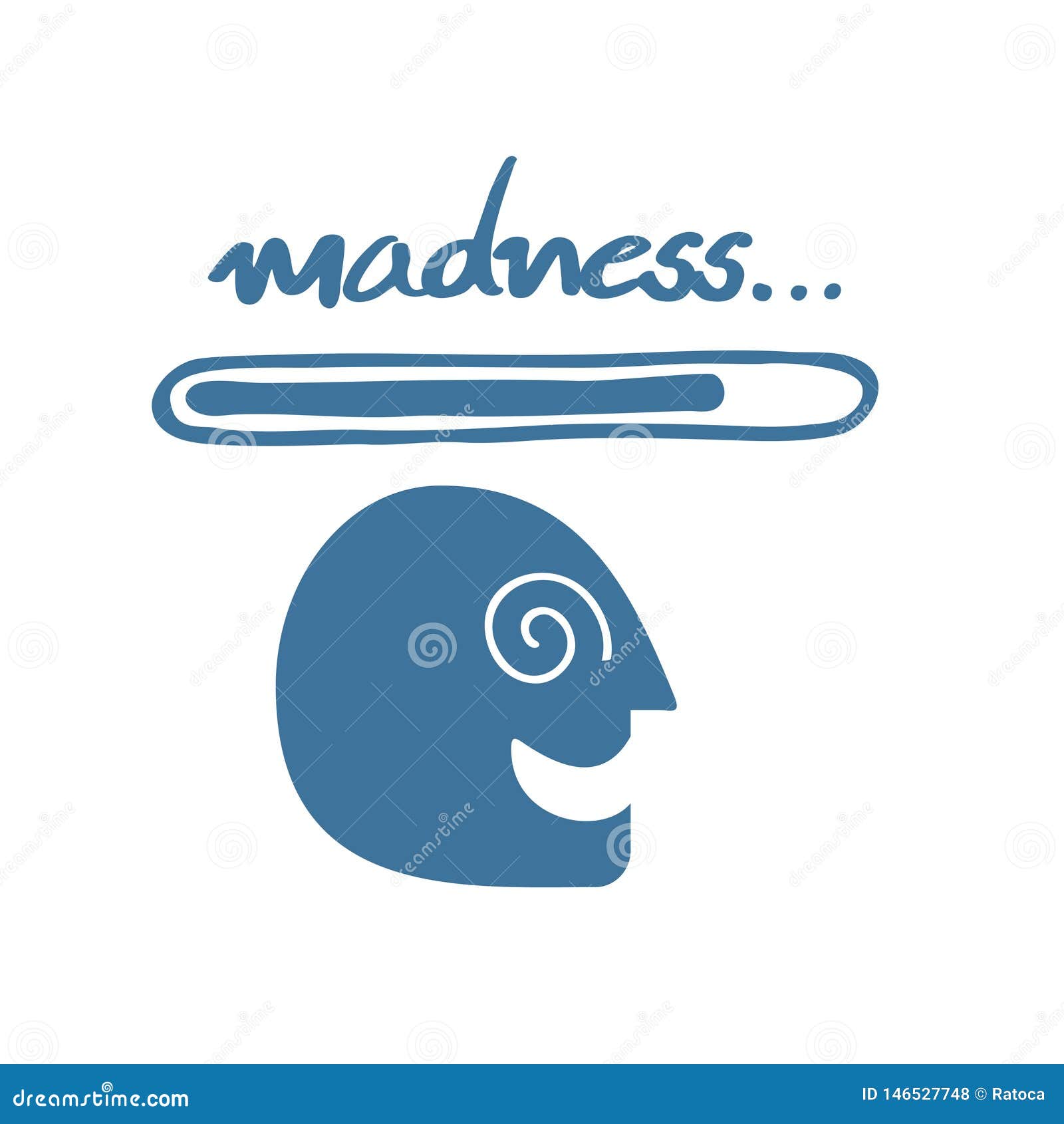 Creative mad icon stock vector. Illustration of rage - 146527748